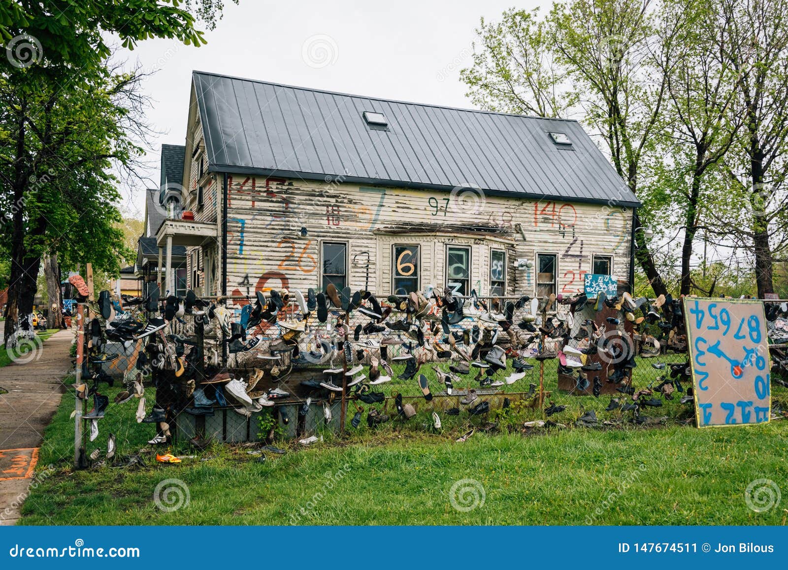 The Heidelberg Project, in Detroit, Michigan Editorial Photo - Image of ...