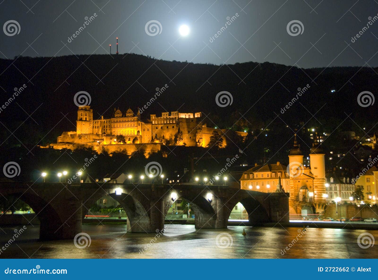 Heidelberg Red Castle stock photo. Image of landscape - 2722662