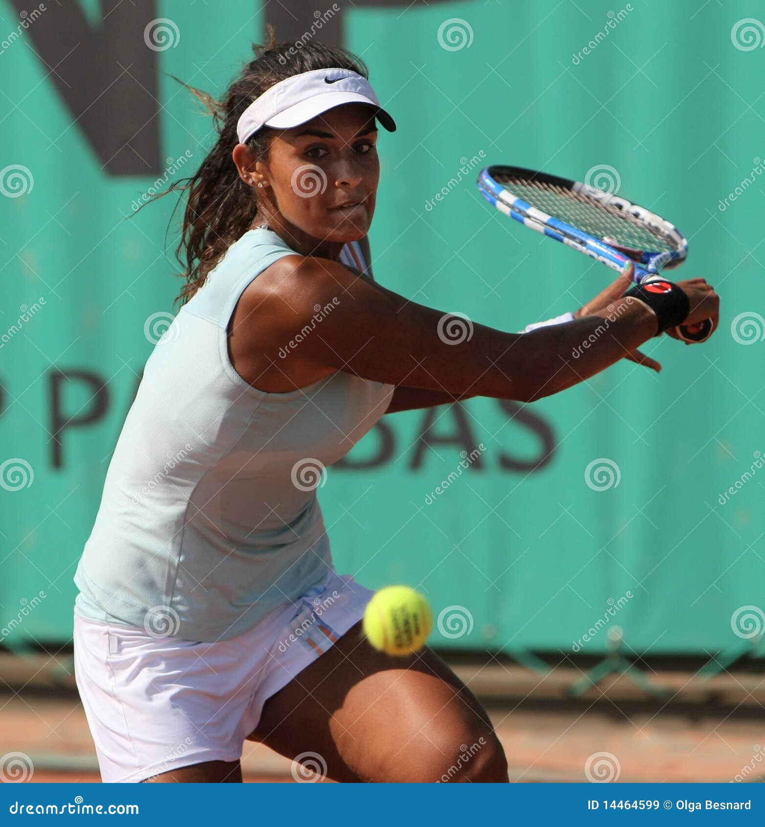 Heidi EL TABAKH (CAN) at Roland Garros 2010 Editorial Stock Image ...