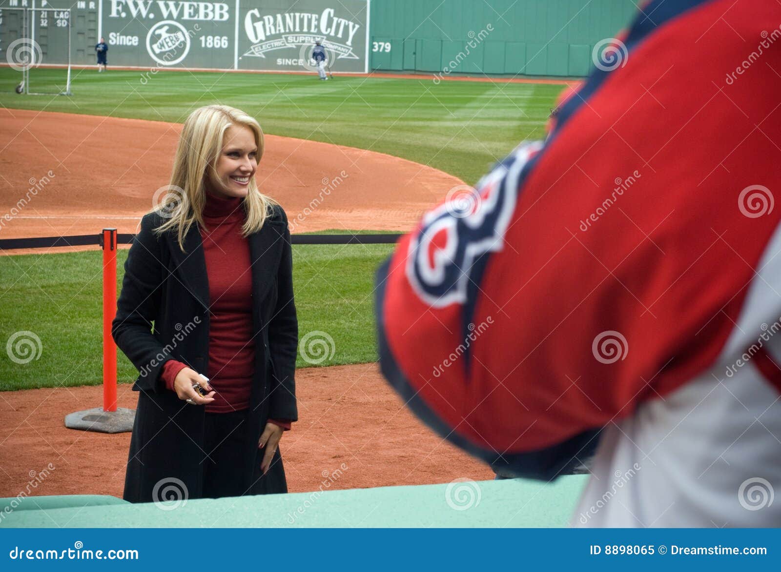 Heidi Watney at Red Sox Opening Day Editorial Image - Image of ...