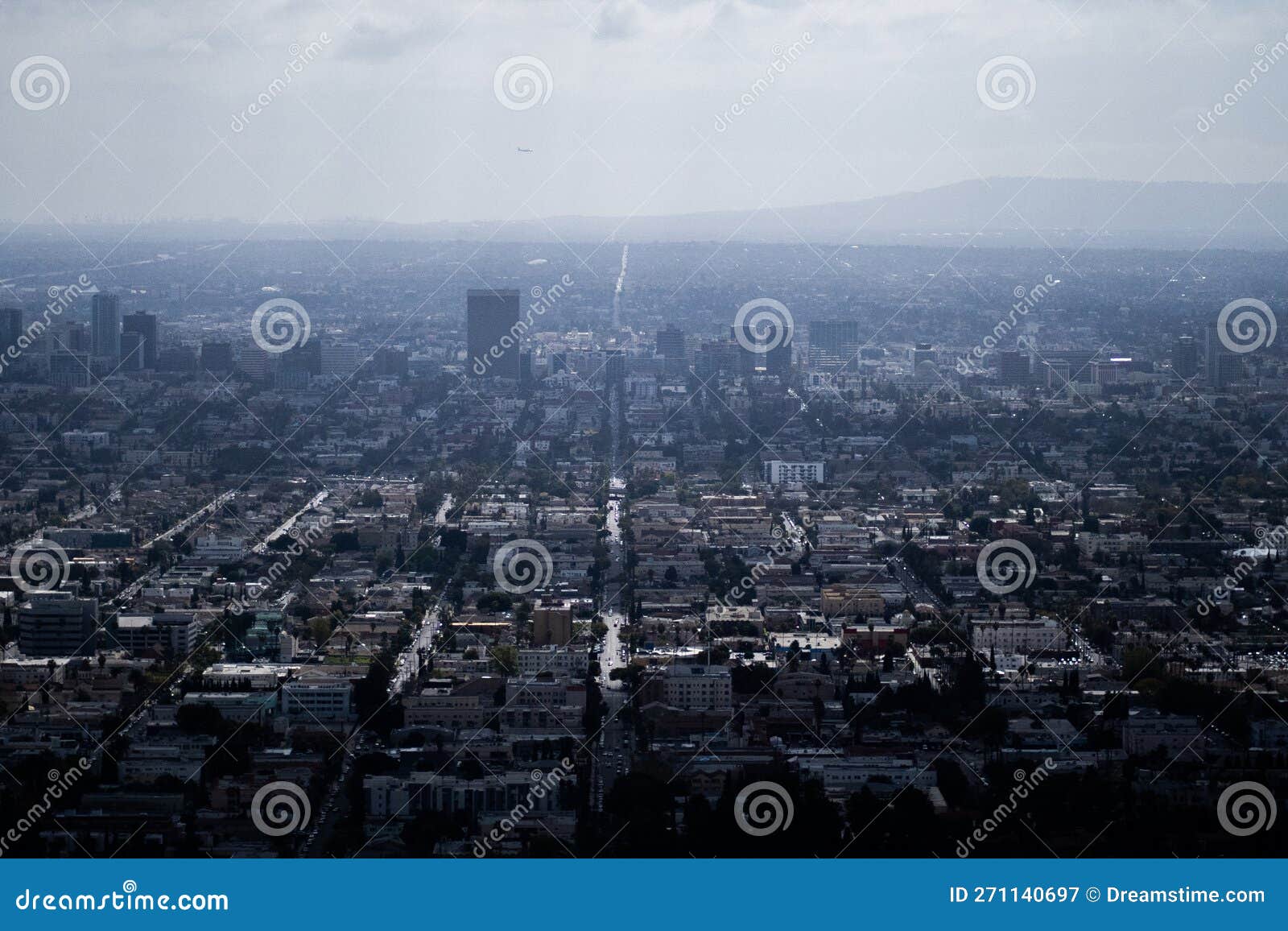 From the Height, the Astronomical Observatory Griffith. Stock Image ...