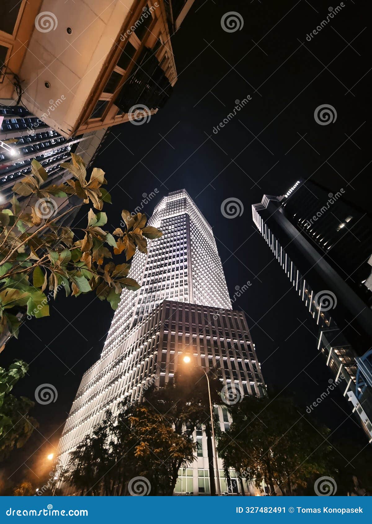 Height Building in the Town of Ho Chi Minh. Stock Image - Image of ...