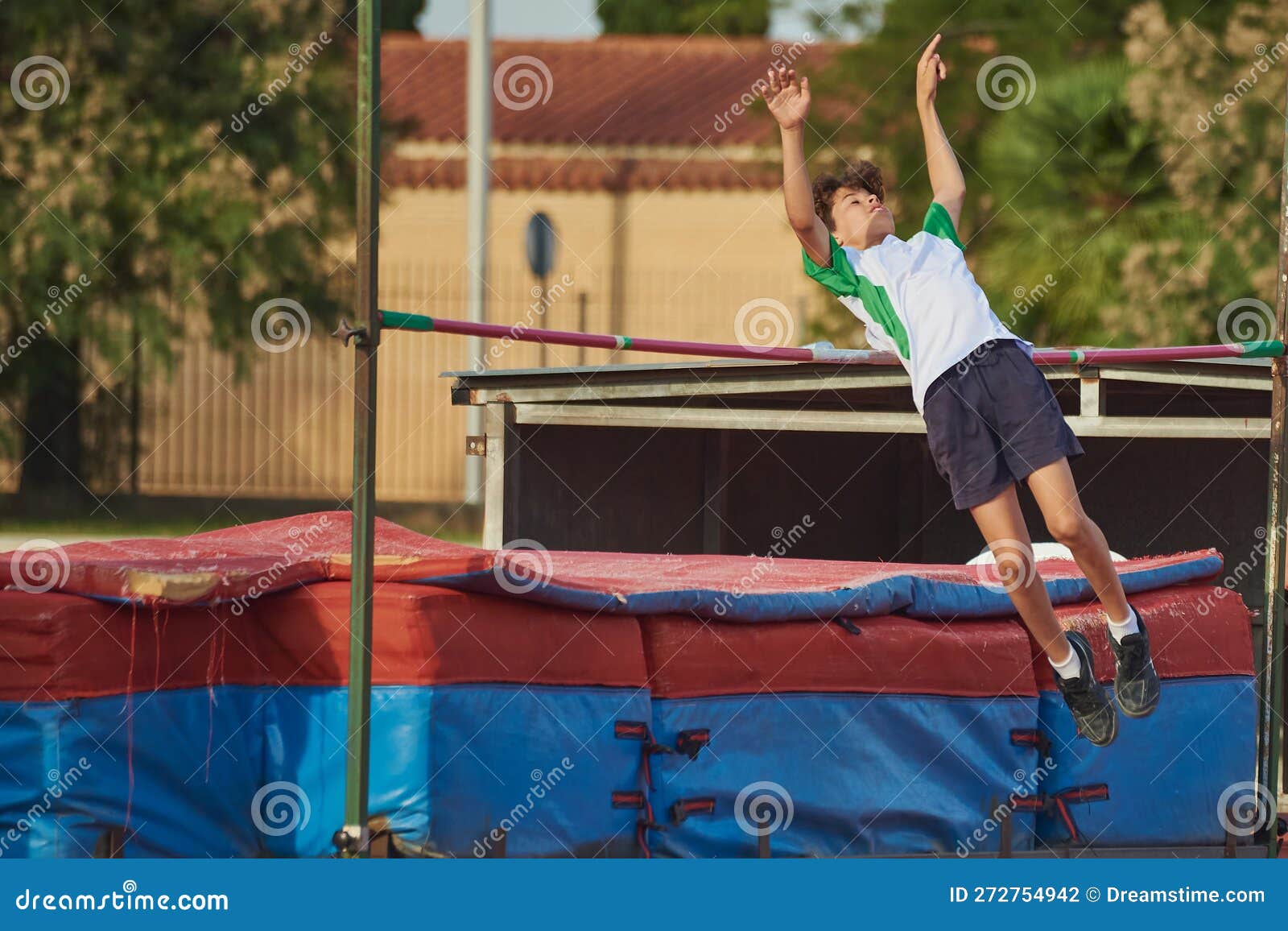 The height jump approach stock photo. Image of power - 272754942