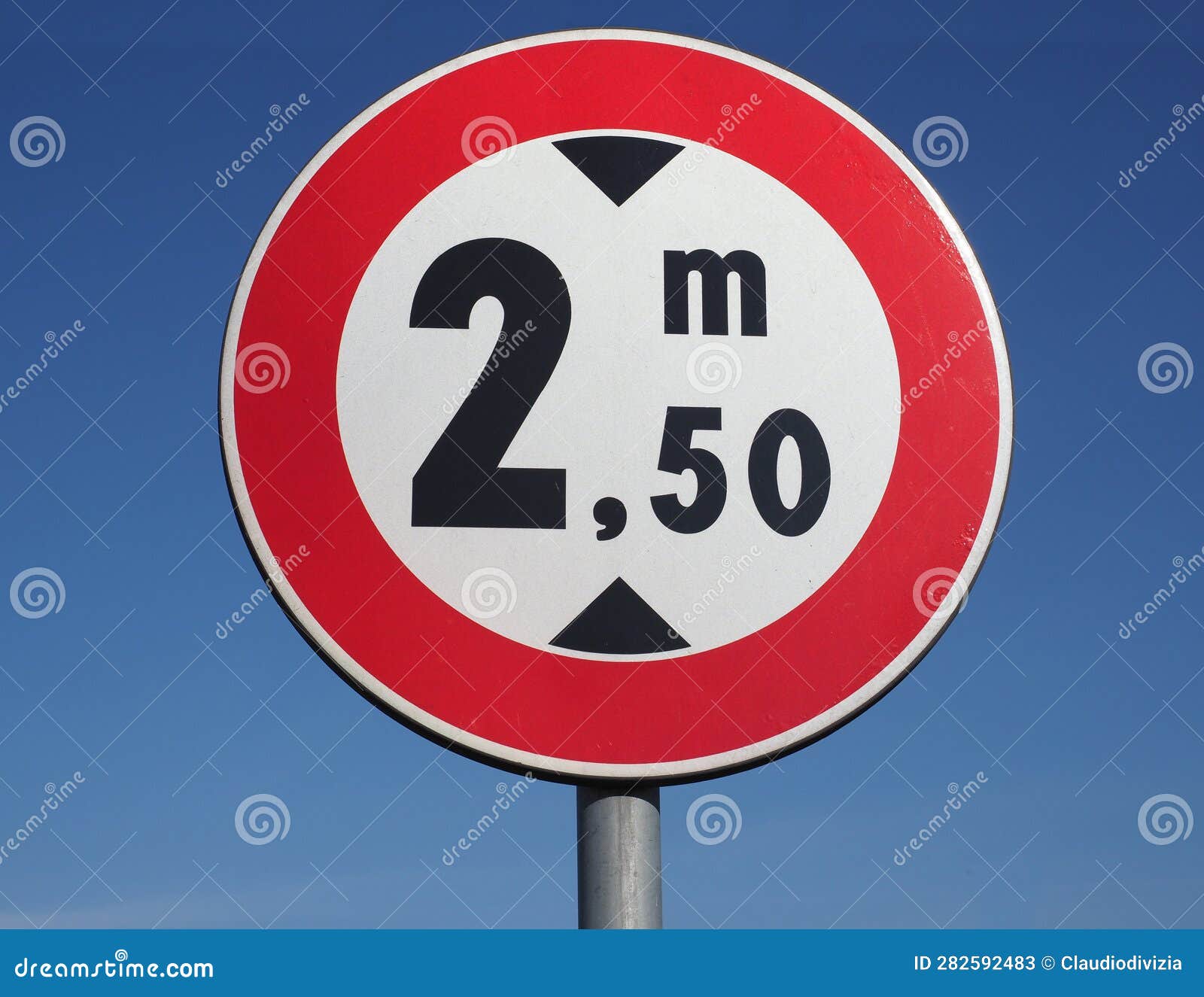 Height limit sign stock image. Image of traffic, transit - 282592483