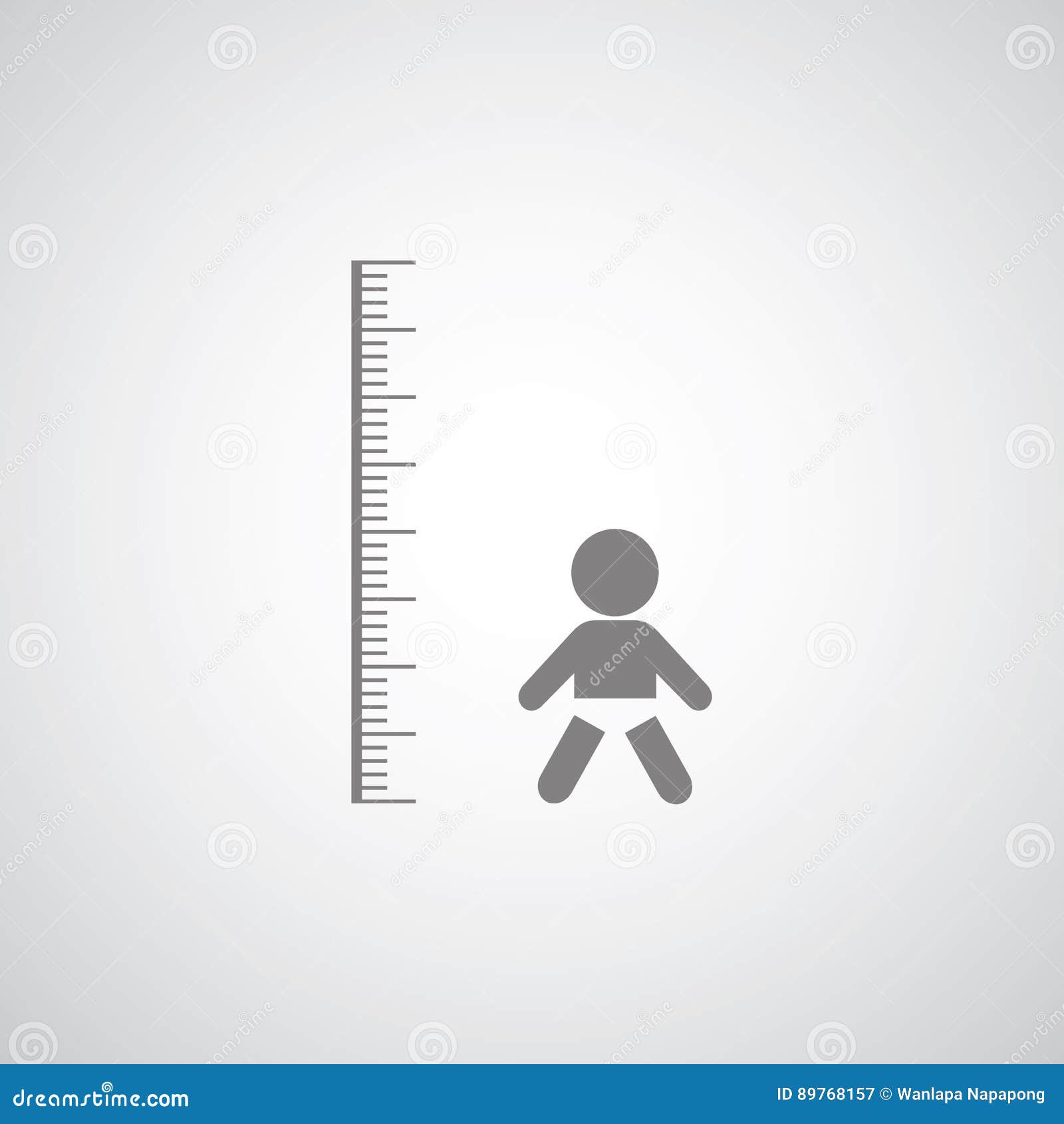 Kid Height Measurement, Centimeter, Chart With Elephant For Wall, Room ...