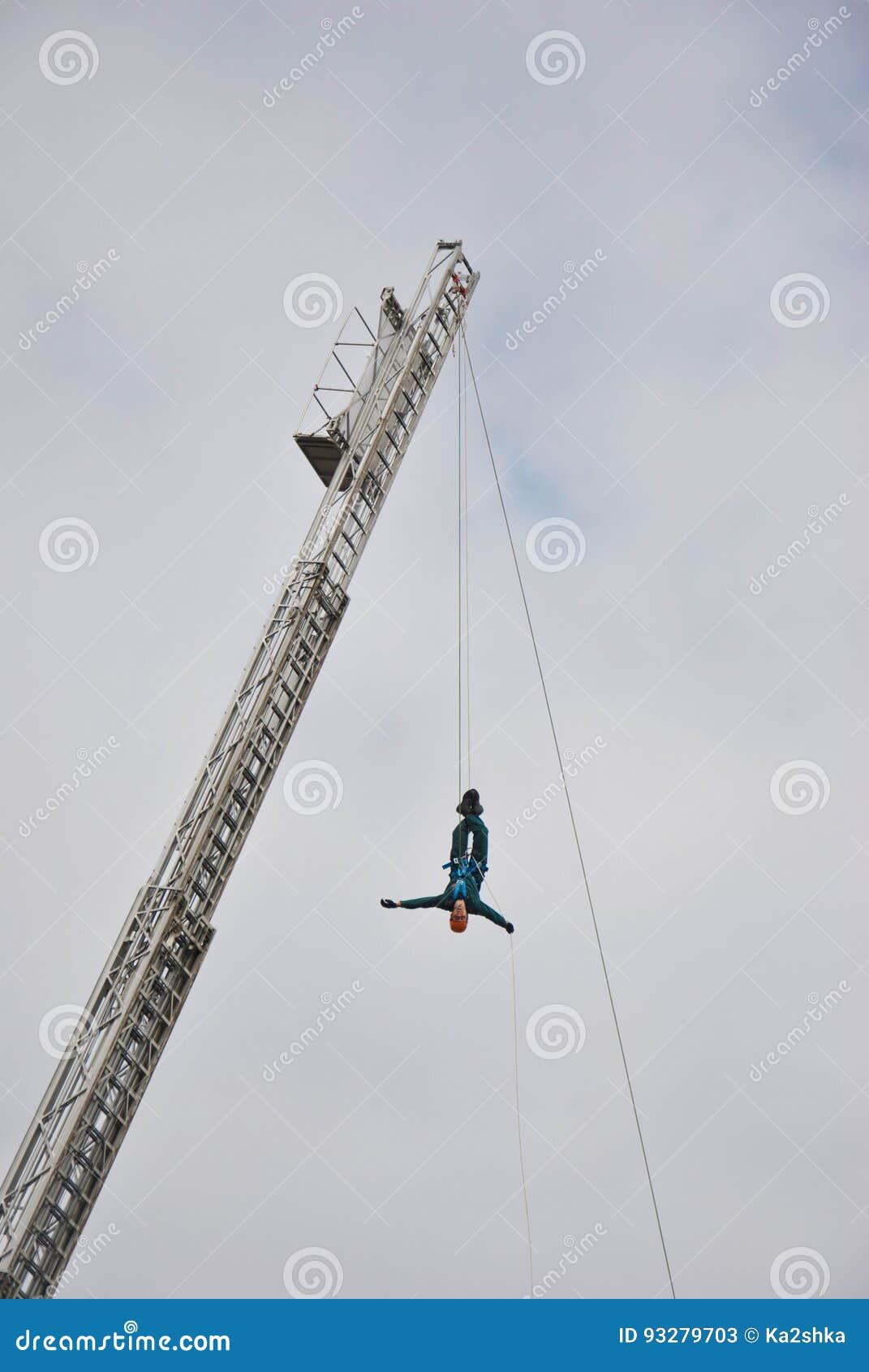 Height Rescue Squad. Member of Height Rescue Squad Stock Image - Image ...