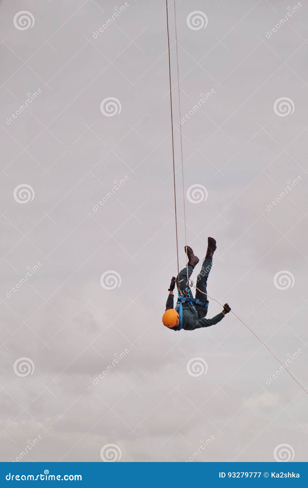 Height Rescue Squad. Member of Height Rescue Squad Stock Image - Image ...