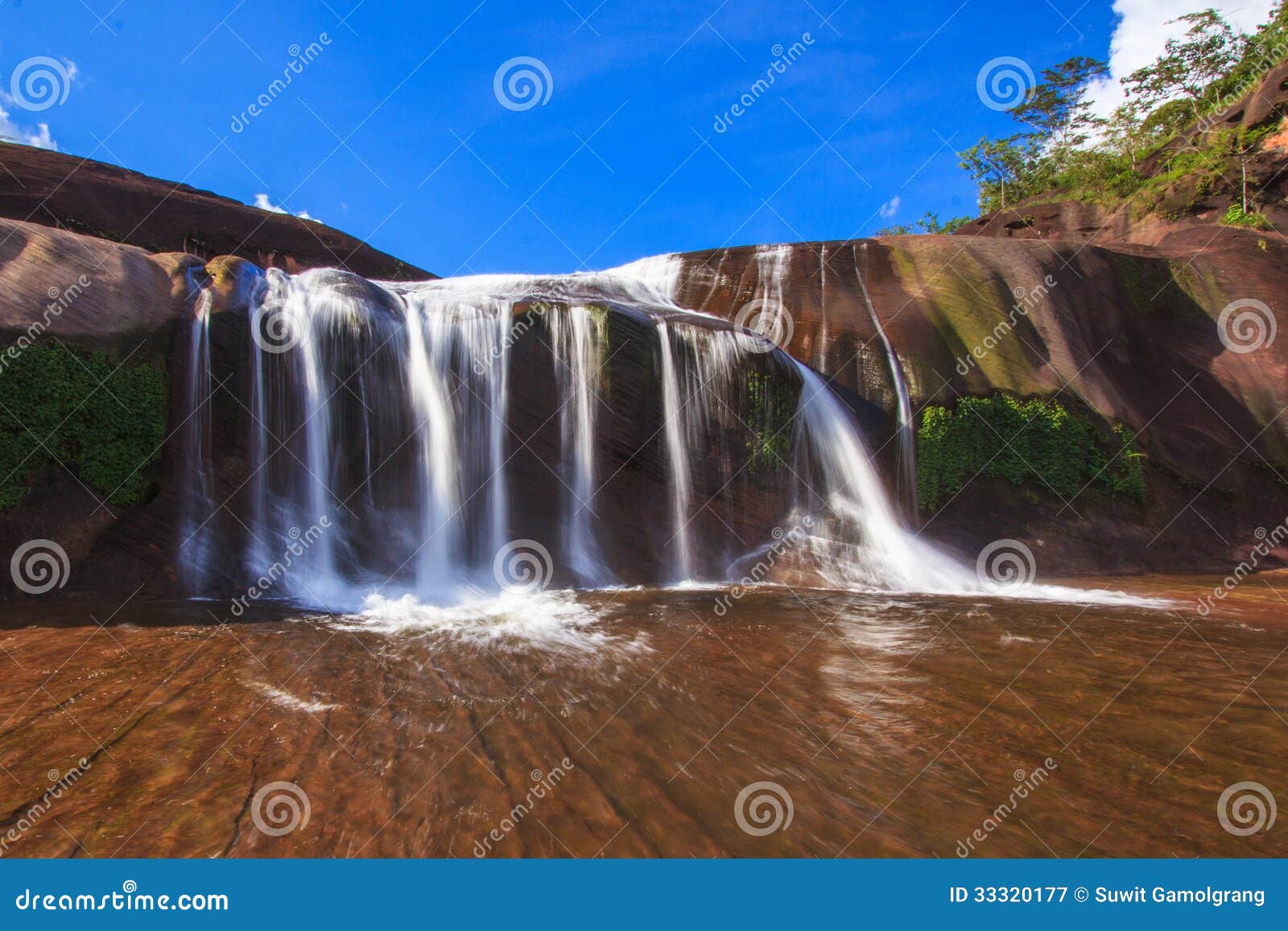 Height waterfall stock image. Image of leaves, park, mountains - 33320177