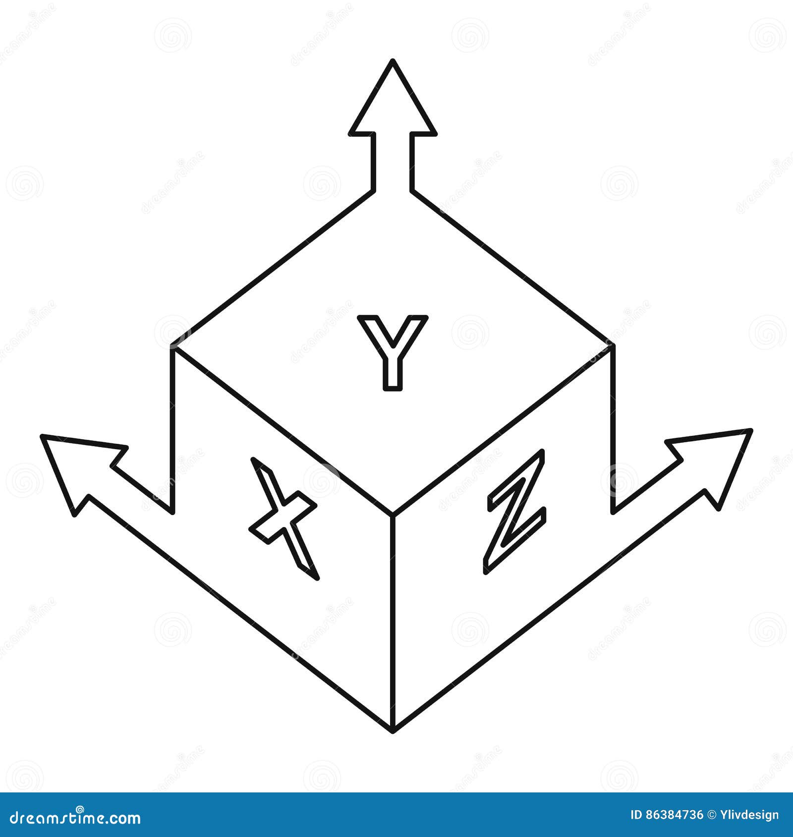 The Width Icon. Measurement And Ruler Symbol. Flat Vector Illustration ...