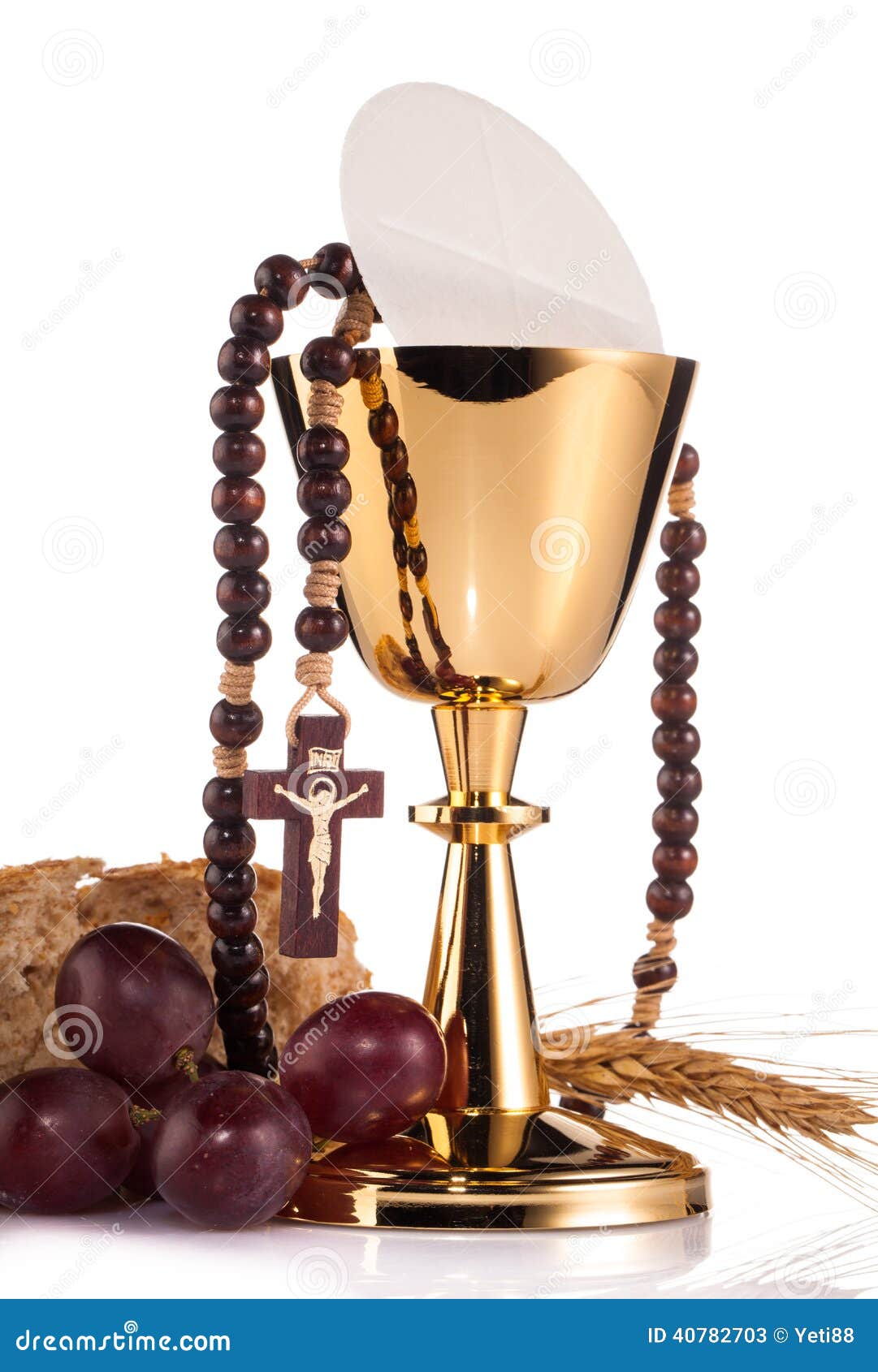 Heilige Kommunion stockbild. Bild von jesus, bestätigung - 40782703
