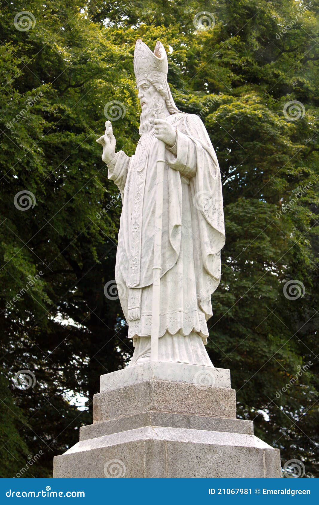 Heiliger Patrick stockbild. Bild von mystisch, statue - 21067981
