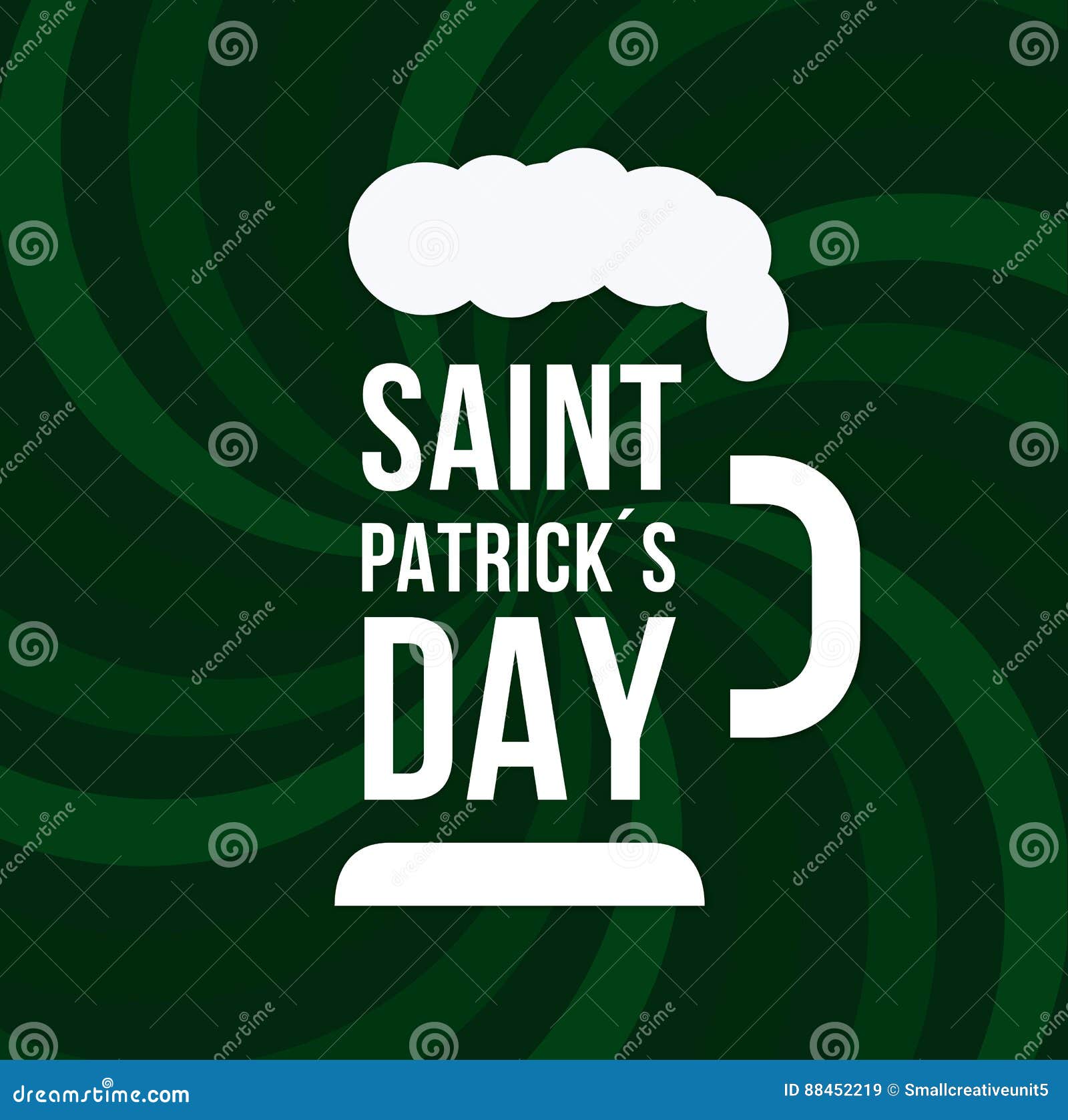 Heiliger Patrick stock abbildung. Illustration von karte - 88452219