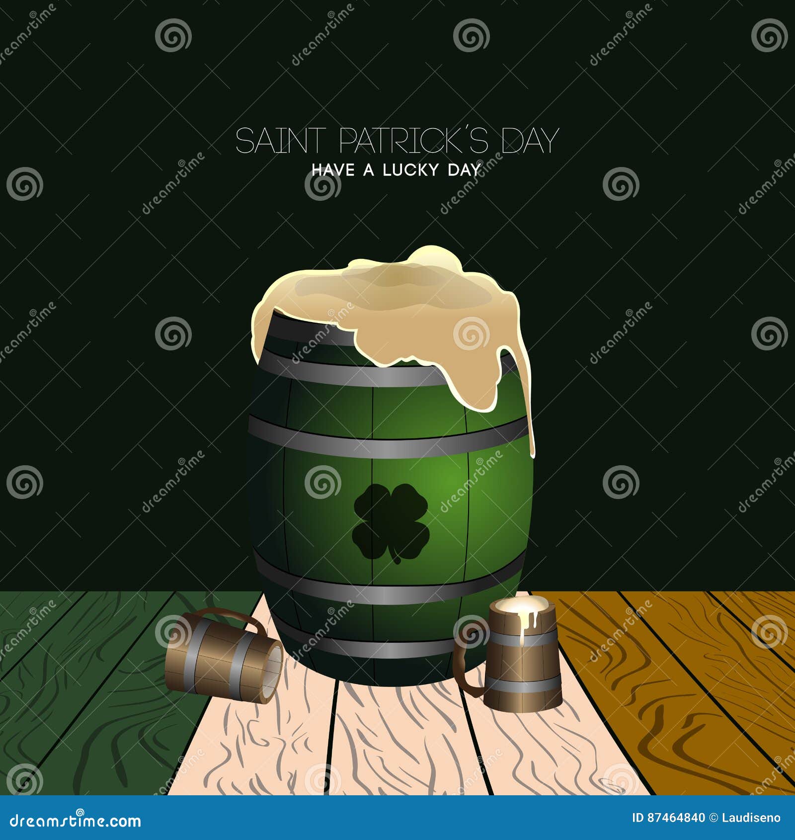 Heiliger Patrick-Tag vektor abbildung. Illustration von auslegung ...