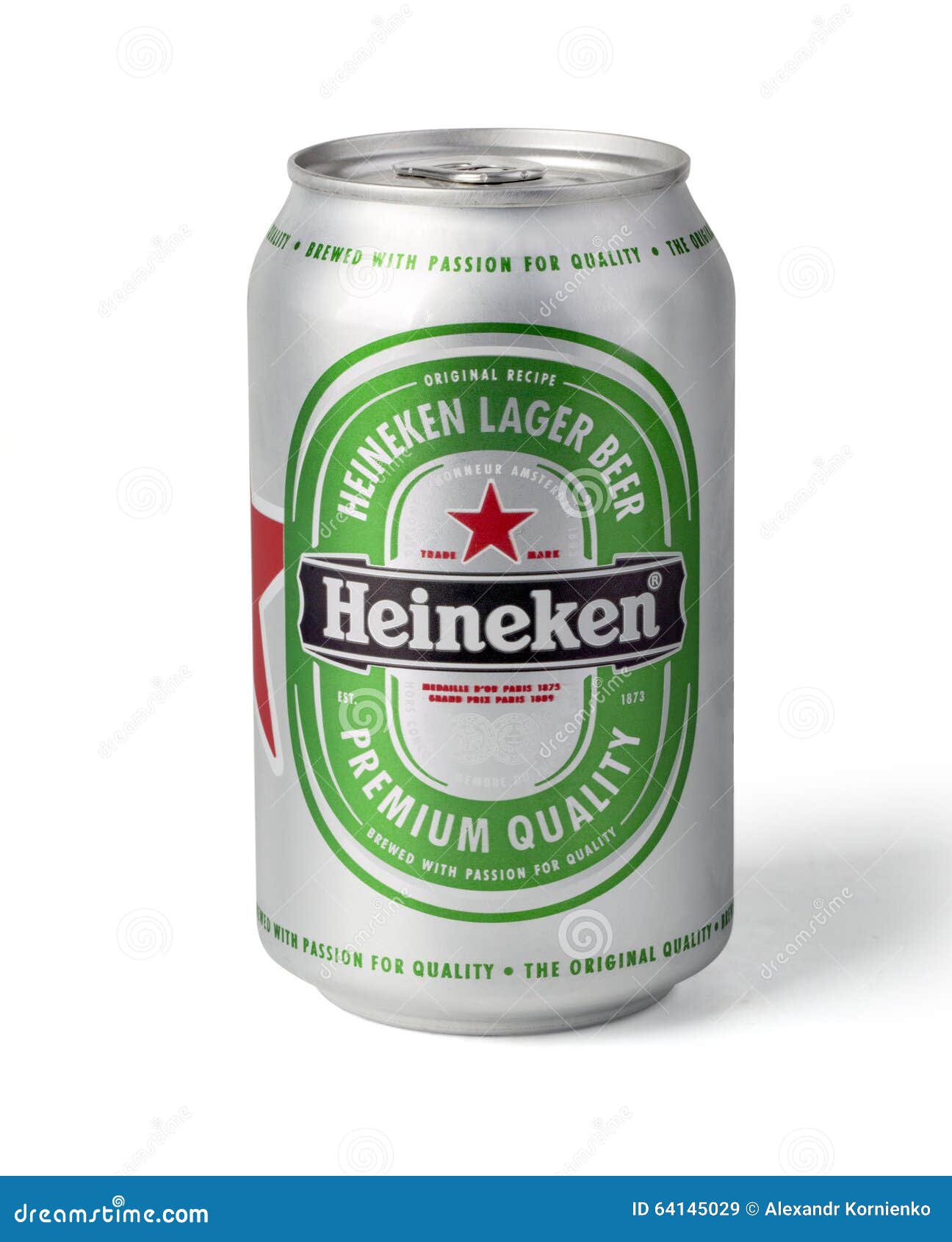 Heineken-Bierdose redaktionelles stockbild. Bild von alkohol - 64145029