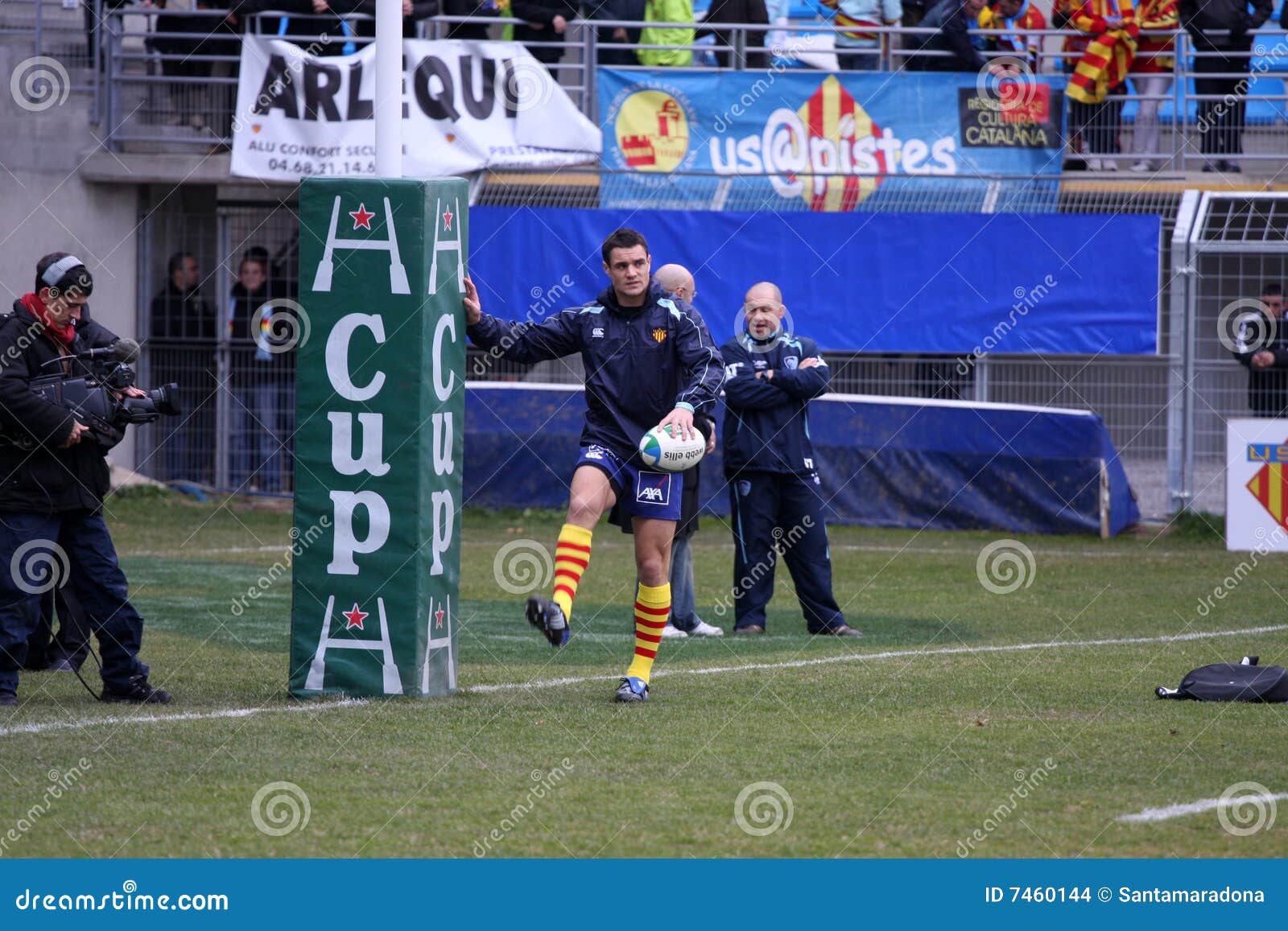 Heineken Cup Rugby Match USAP Vs Leicester Editorial Stock Image ...