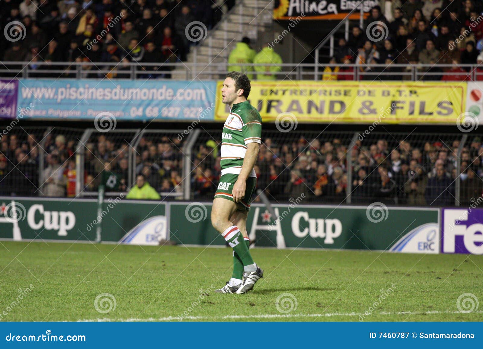 Heineken Cup Rugby Match USAP Vs Leicester Editorial Photography ...