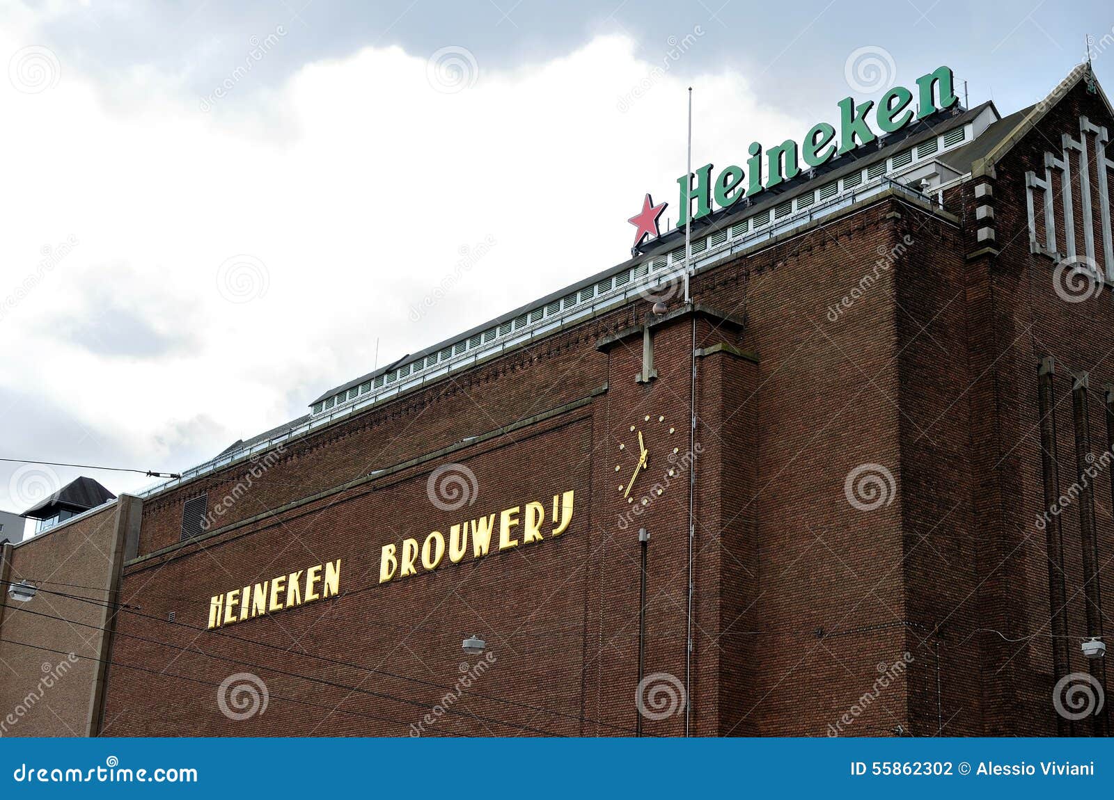 Heineken factory Amsterdam editorial photography. Image of famous ...