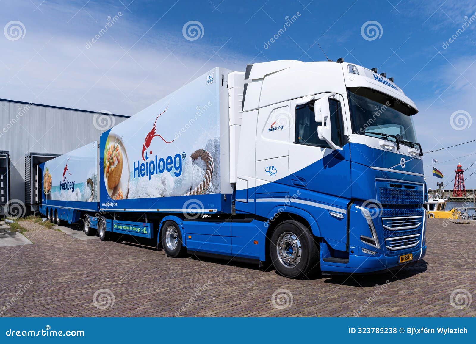 Heiploeg gigaliner truck editorial stock photo. Image of gigaliner ...