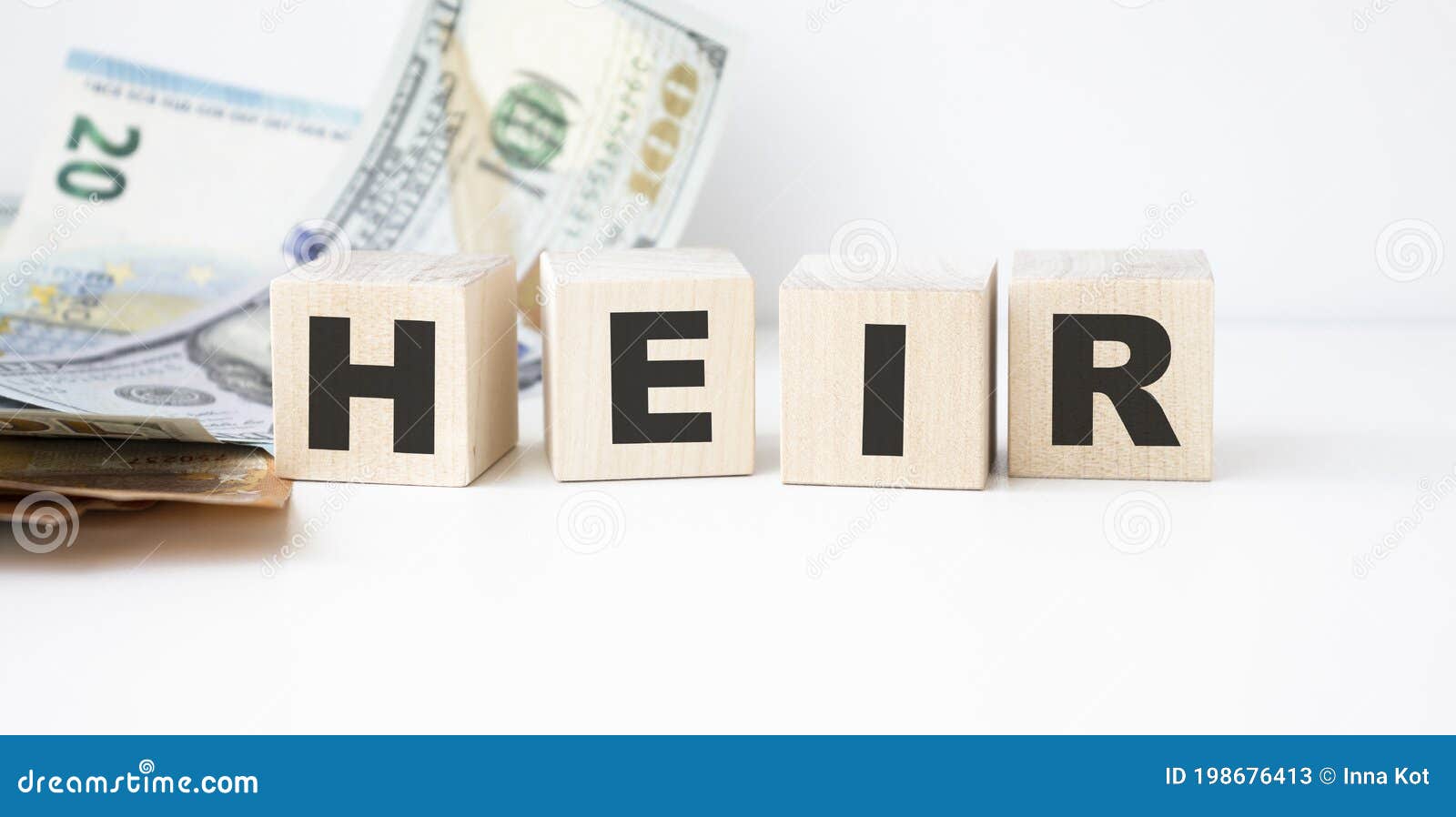 HEIR Word Made with Building Blocks Stock Image - Image of building ...