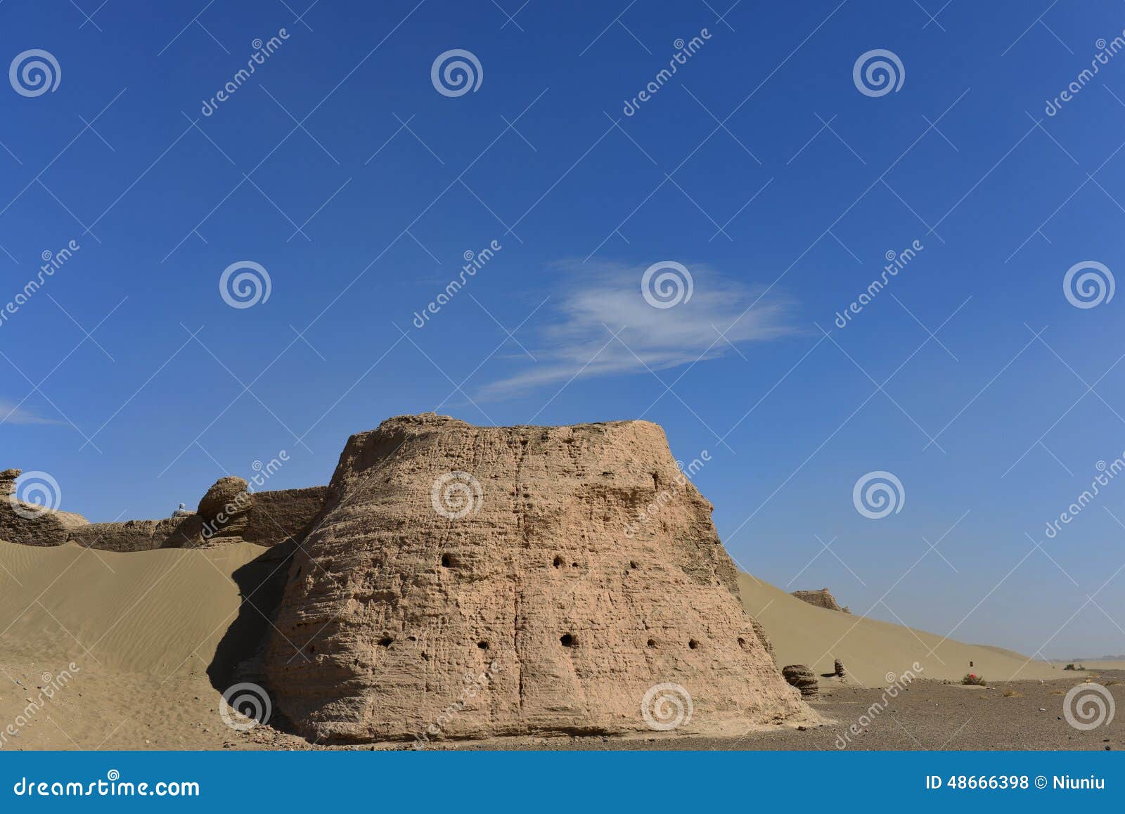 The Heishui city ruins stock photo. Image of badlands - 48666398