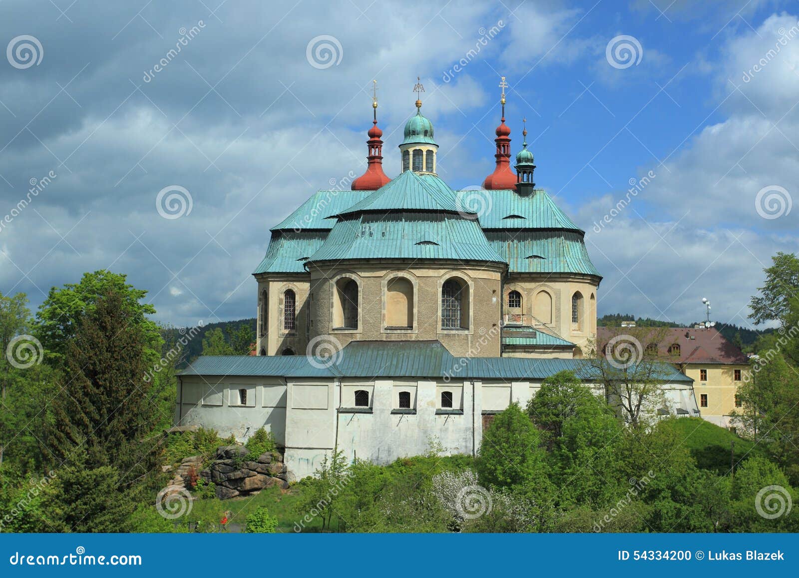 Hejnice stock photo. Image of pilgrimage, monastery, spire - 54334200