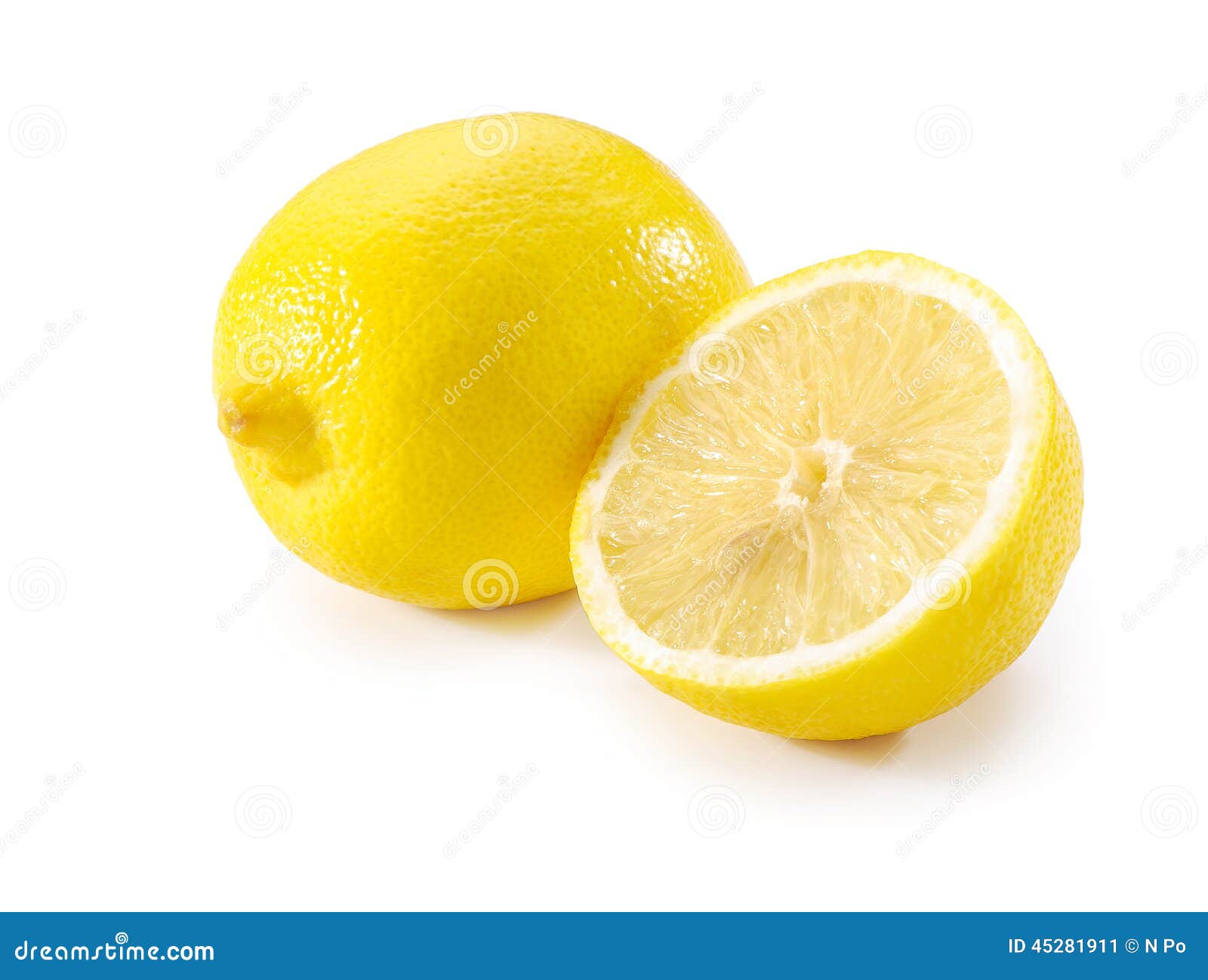 Hel Citron Och Halv Närbild Fotografering för Bildbyråer - Bild av ...