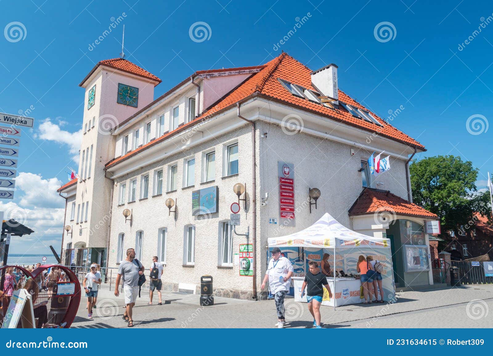 City hall of Hel editorial image. Image of building - 231634615