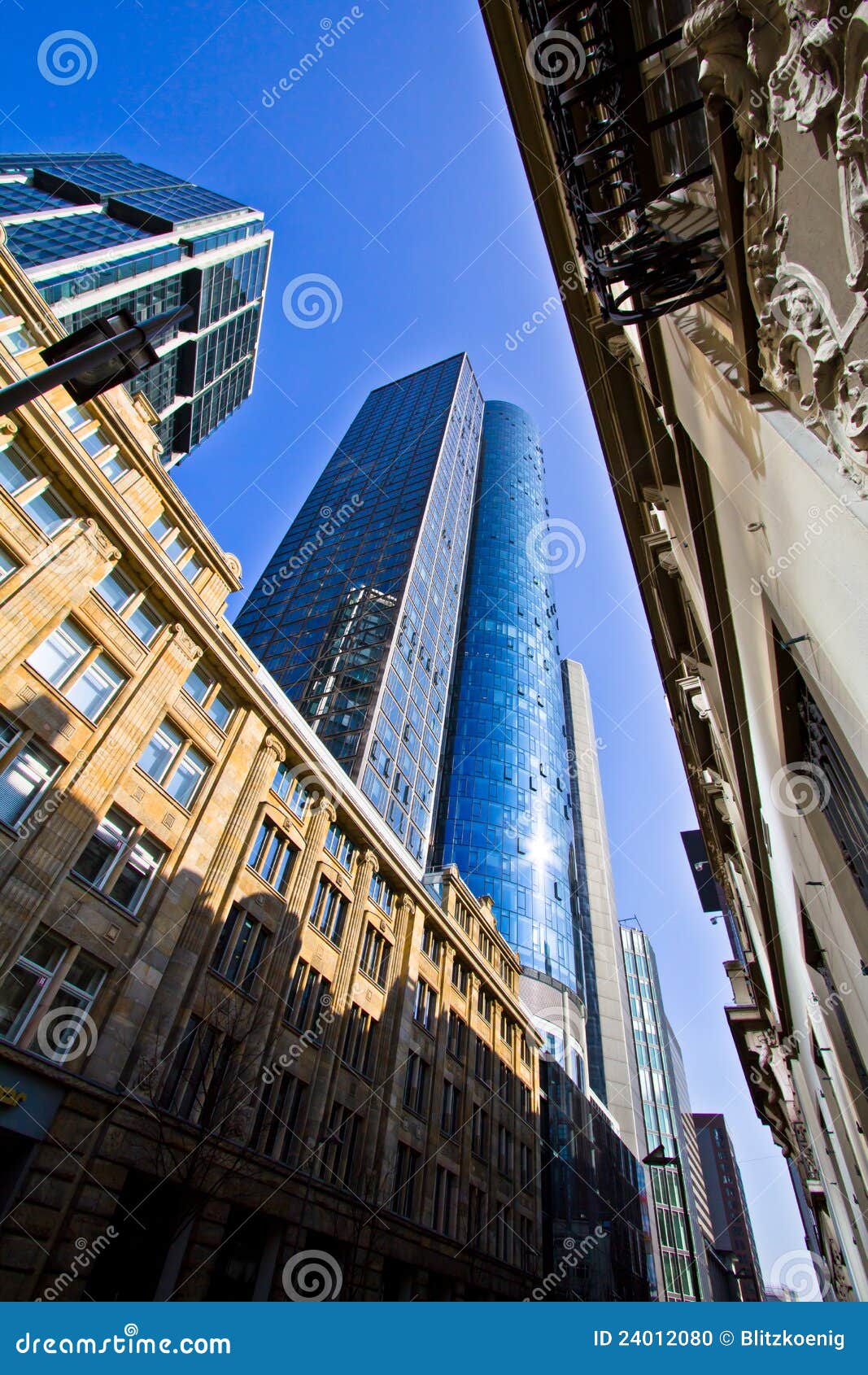 Helaba Tower stock photo. Image of construction, clear - 24012080