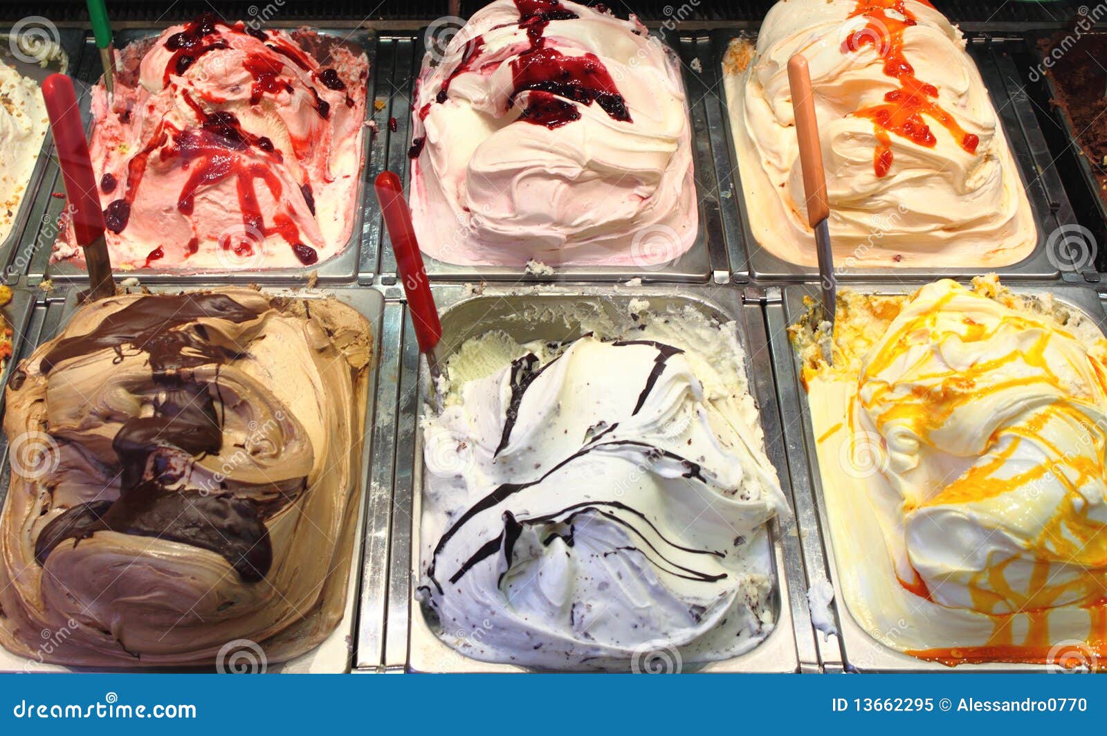 Helado italiano imagen de archivo. Imagen de elija, leche - 13662295