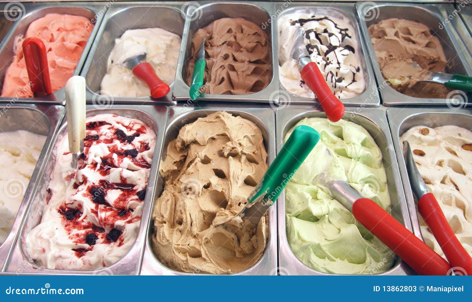 Helado italiano imagen de archivo. Imagen de italiano - 13862803