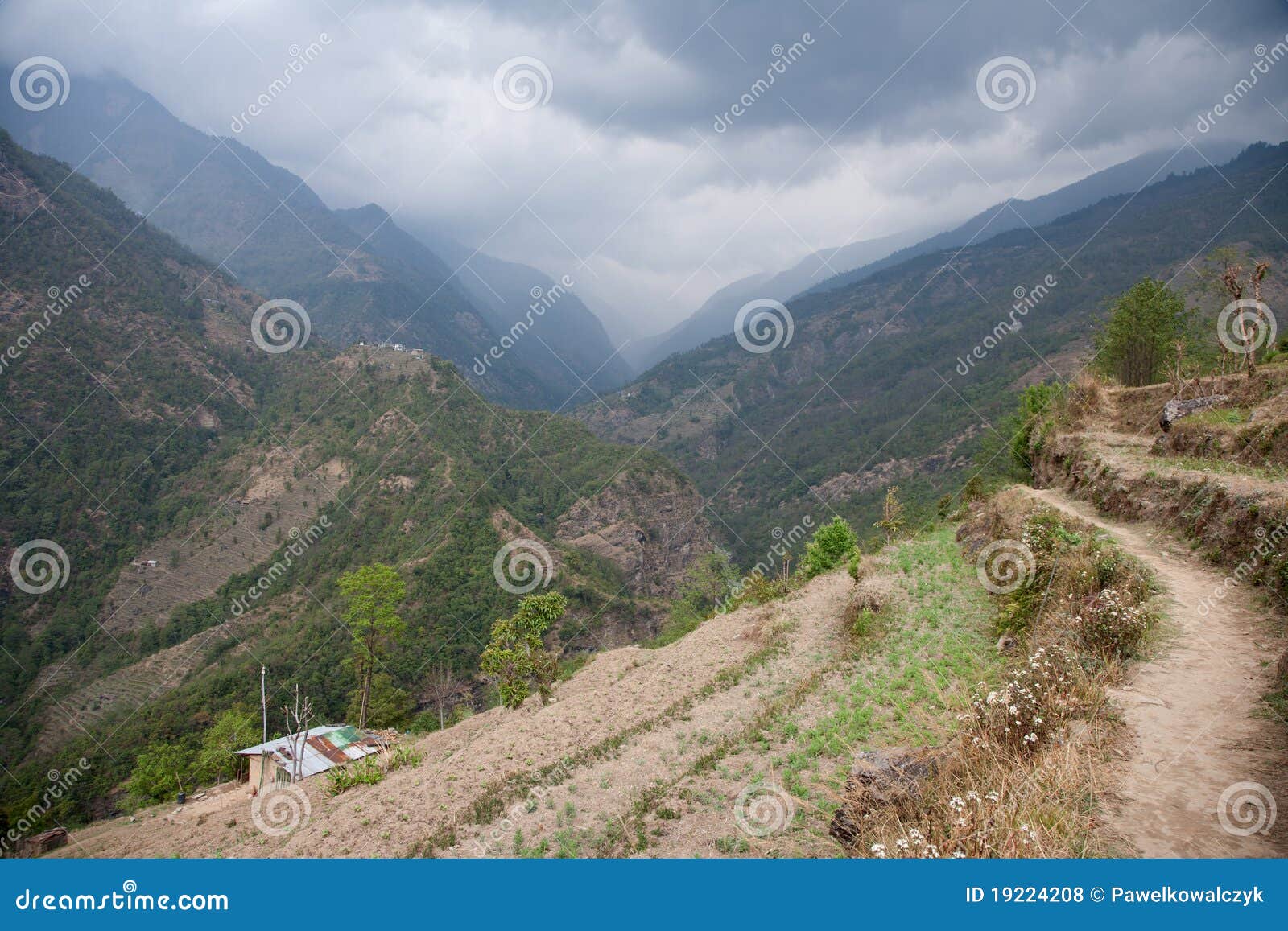 Helambu, Nepal stock photo. Image of langtang, nepal - 19224208