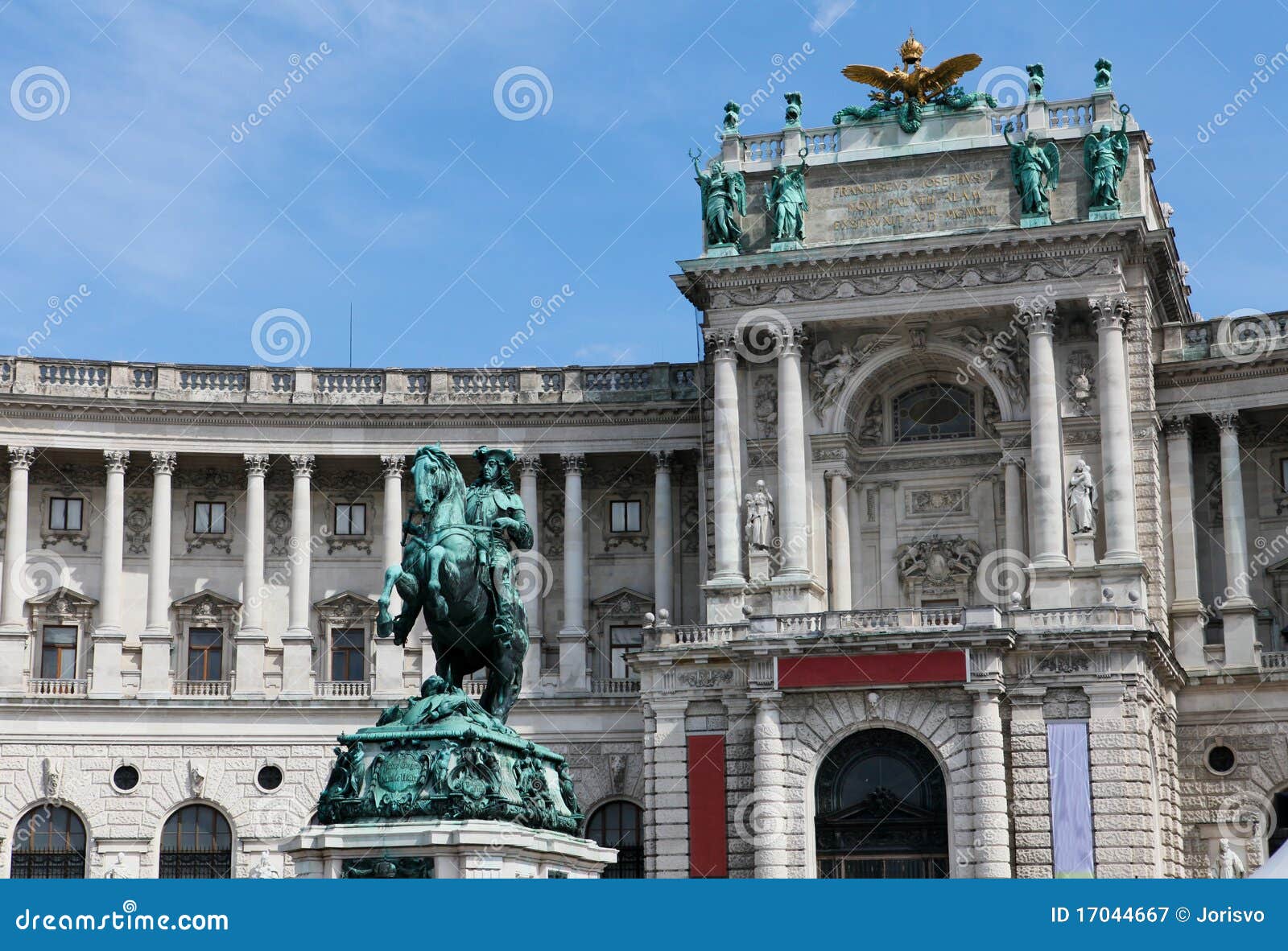 Heldenplatz at the Hofburg in Vienna Stock Image - Image of horse ...
