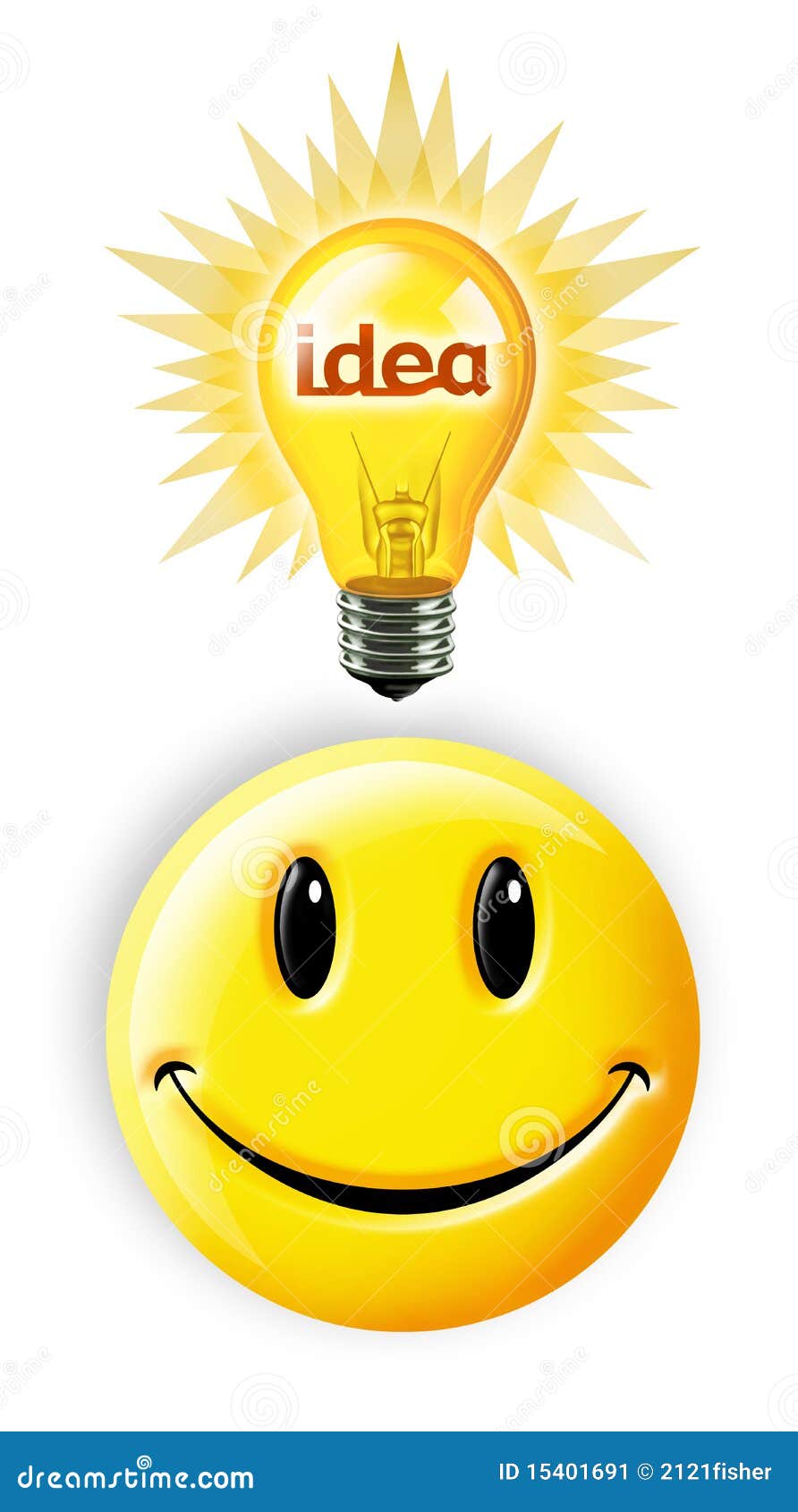 Helder Idee stock illustratie. Illustration of begrip - 15401691