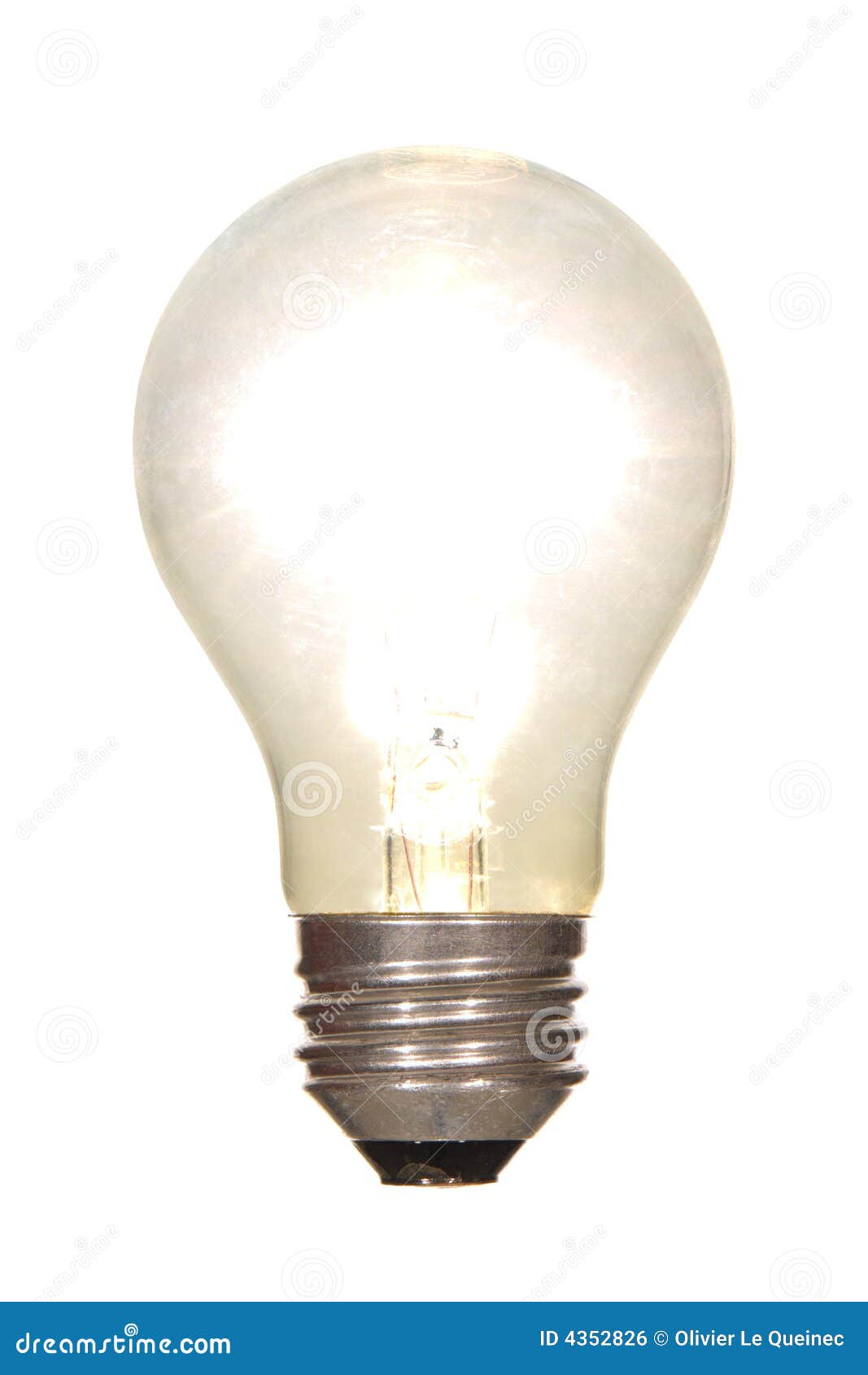 Heldere Gloeilamp stock foto. Image of geëlektriseerd - 4352826