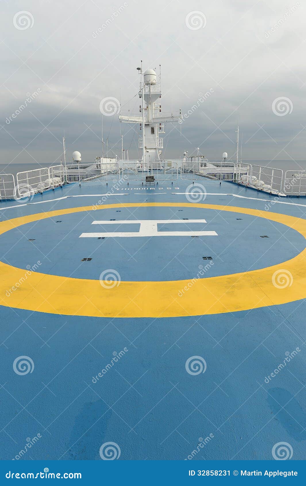 Helicopter Landing On Offshore Oil Rig, Passenger Transfer To Offshore ...