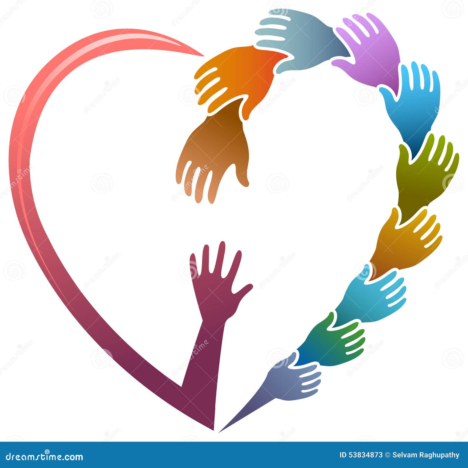 Helfende Clipart Mitgefühl. Symbol Für Empathie Und Mitgefühl