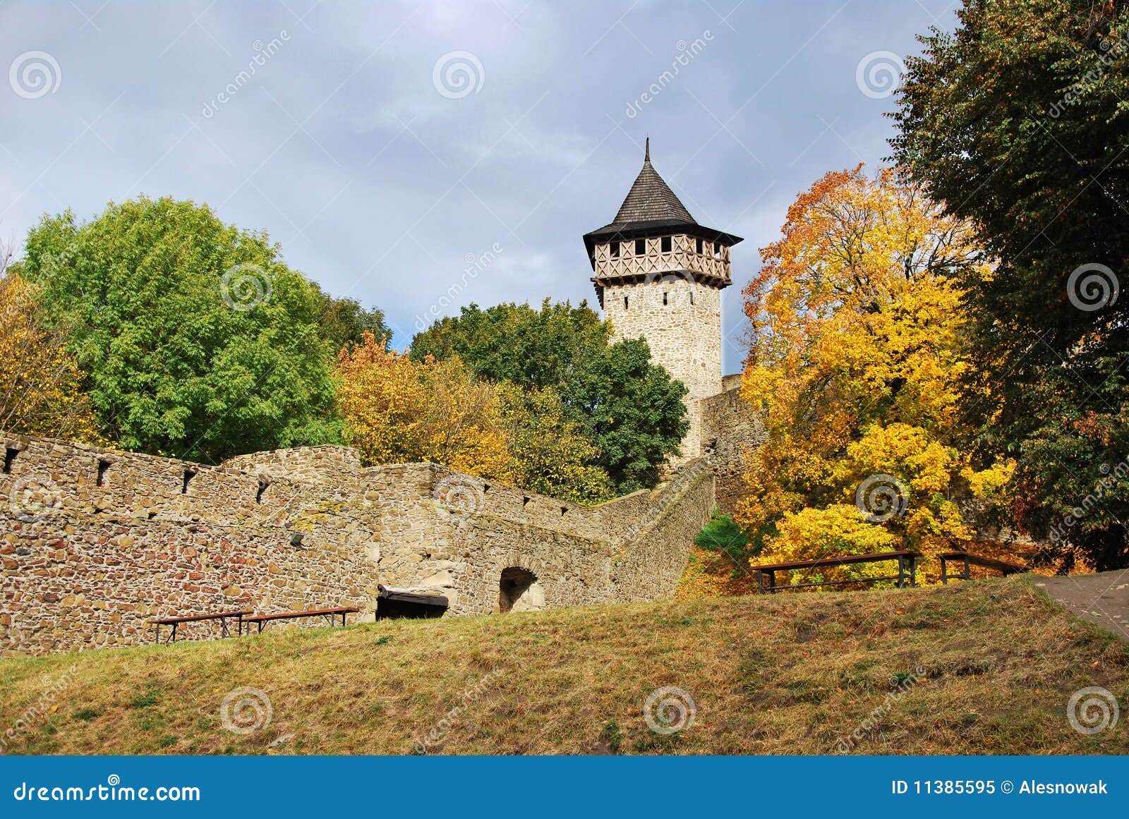 Helfstyn castle stock image. Image of czech, gothic, ancient - 11385595