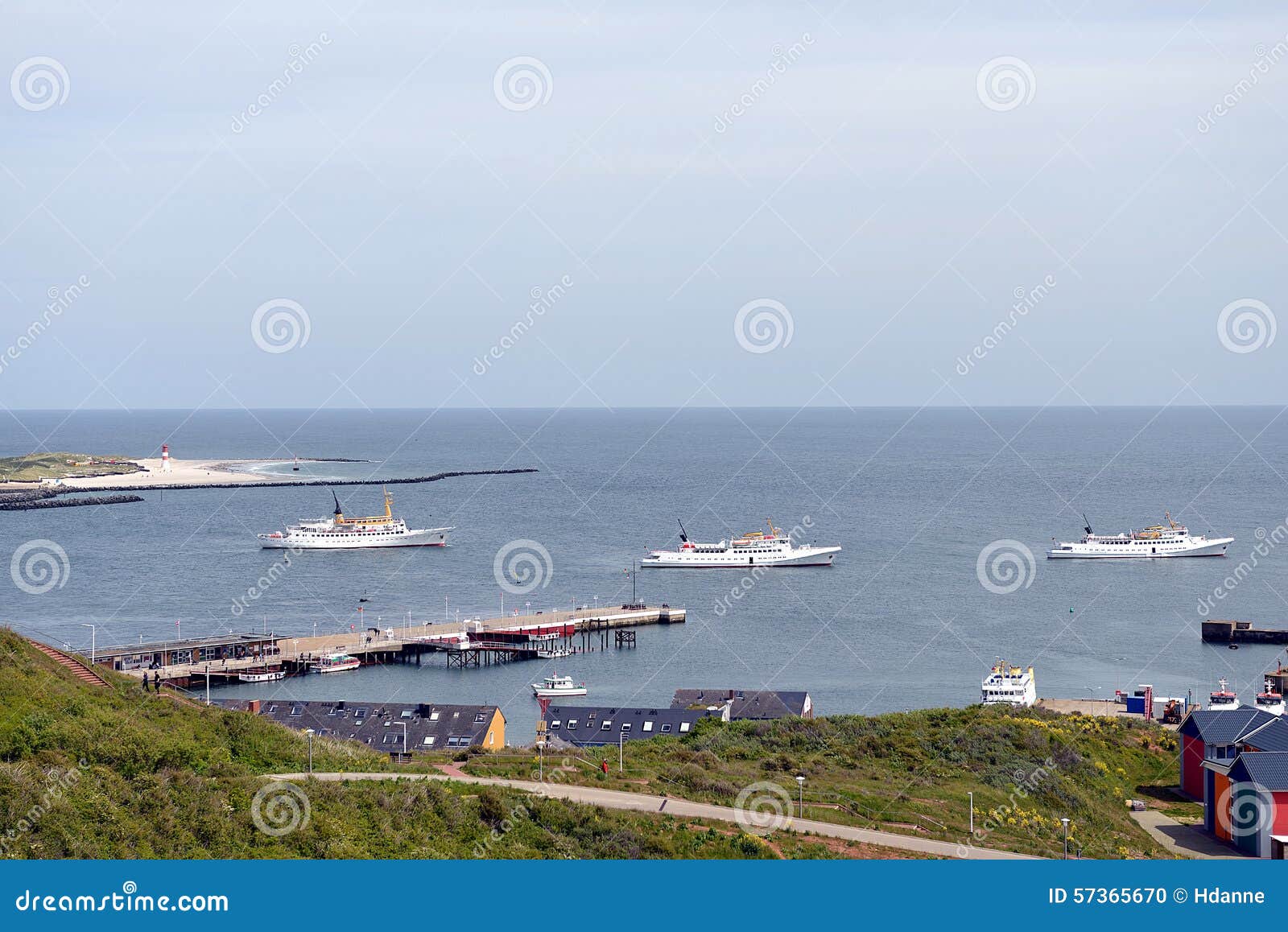 Helgoland Harbour editorial image. Image of harbour, water - 57365670