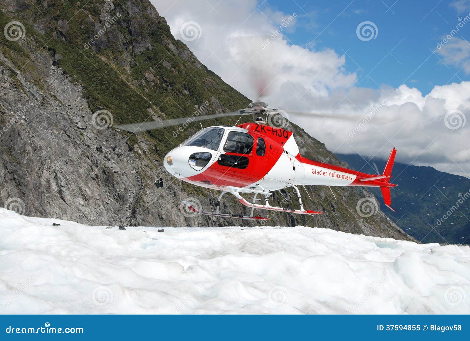 Heli Hiking Fox glacier editorial image. Image of global - 37594855