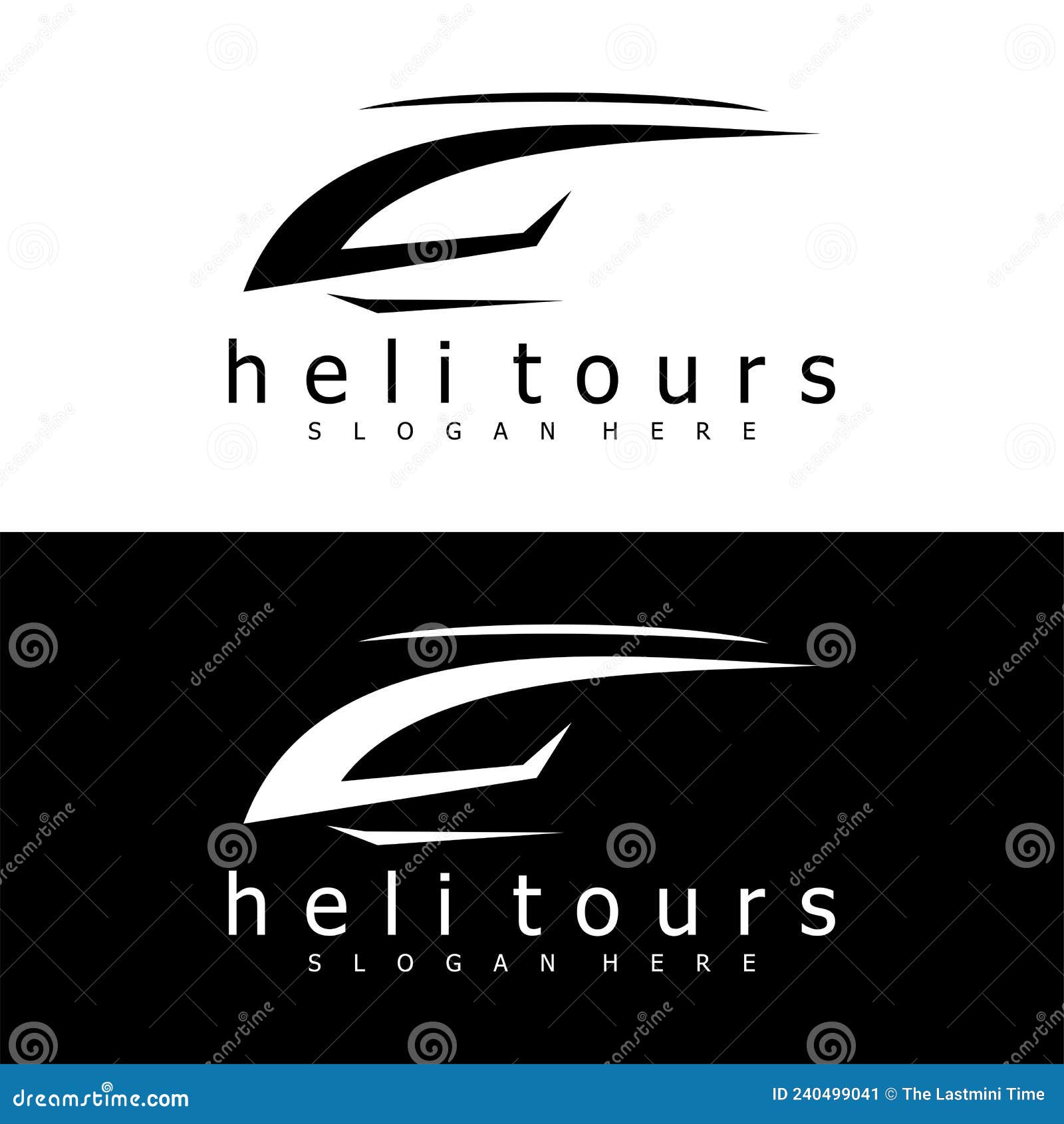 HELI LOGO ICON DESIGN stock vector. Illustration of airplane - 240499041