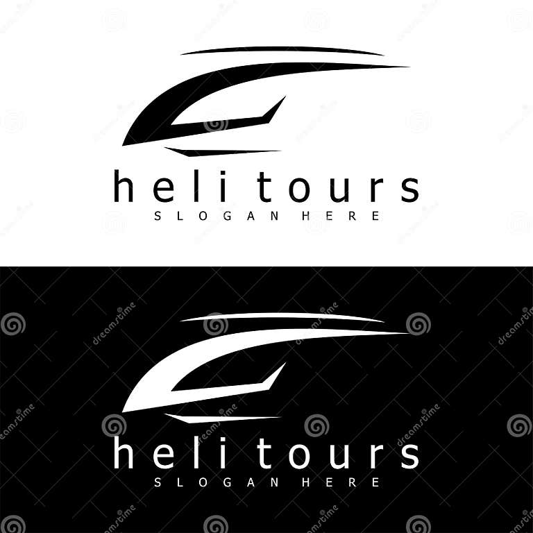 HELI LOGO ICON DESIGN stock vector. Illustration of airplane - 240499041