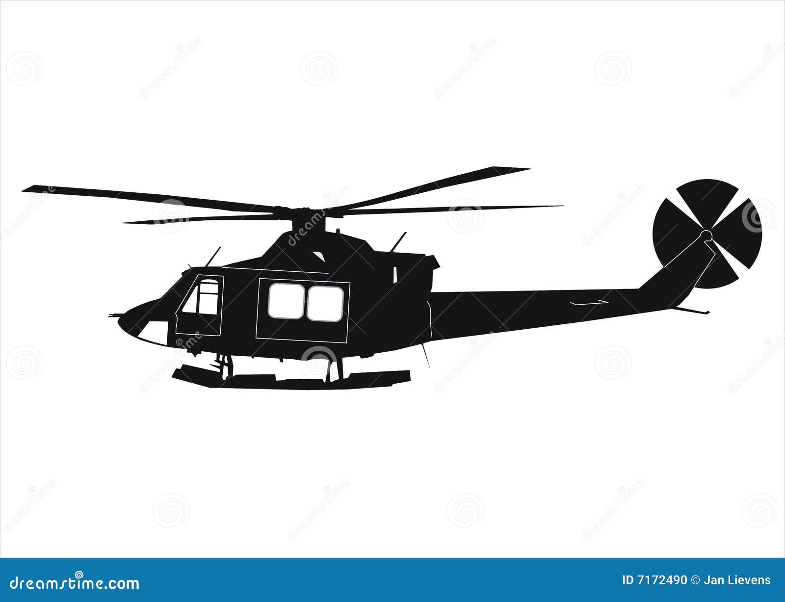 Helicóptero Bell 412 ilustración del vector. Ilustración de original ...