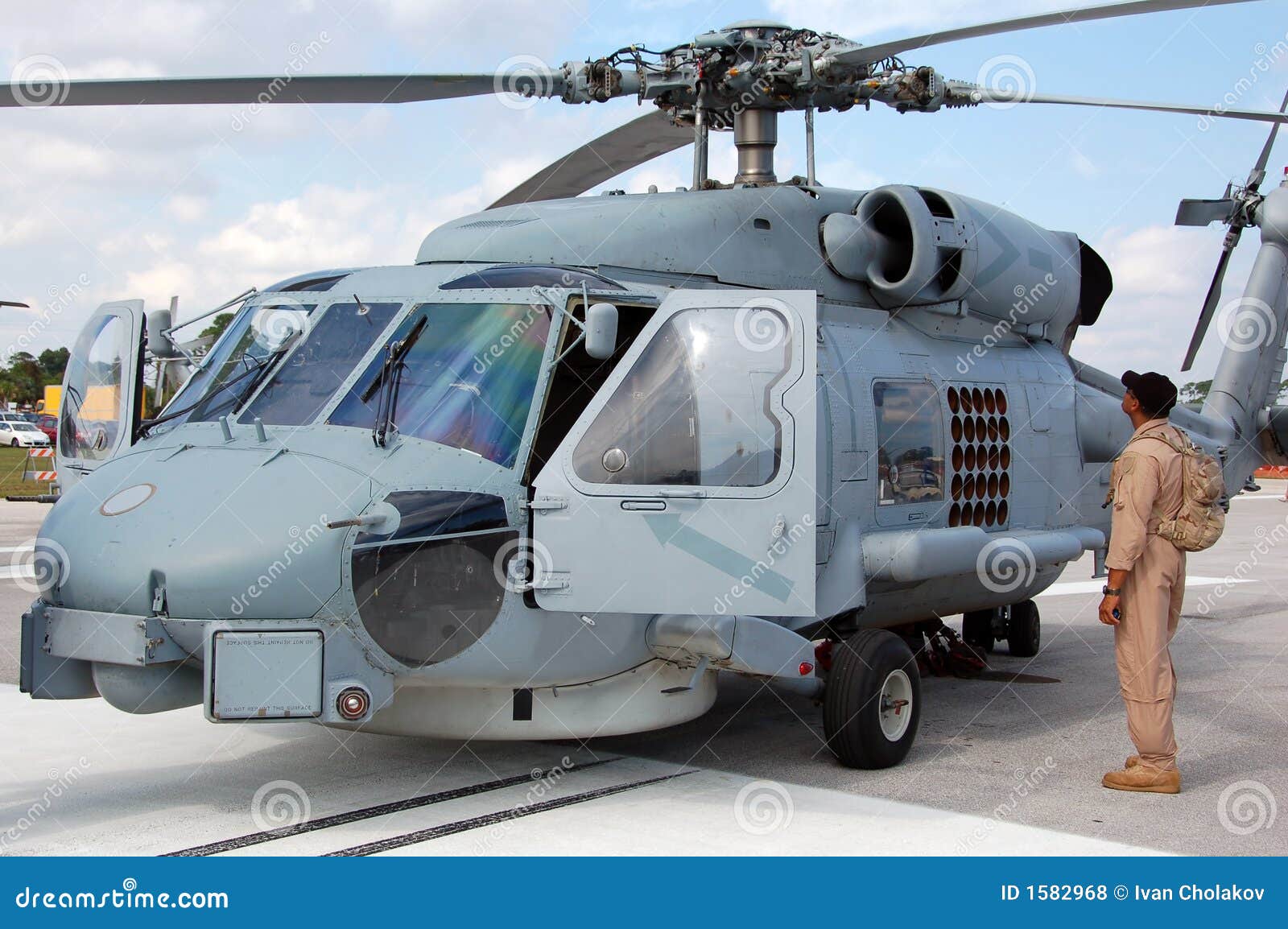 Helicóptero Militar Inminente Experimental Foto de archivo - Imagen de ...