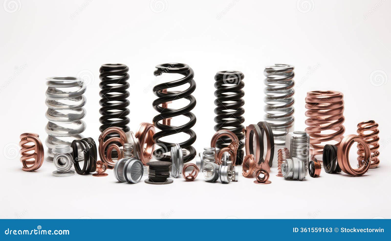 Helical Coil Spring Royalty-Free Illustration | CartoonDealer.com ...