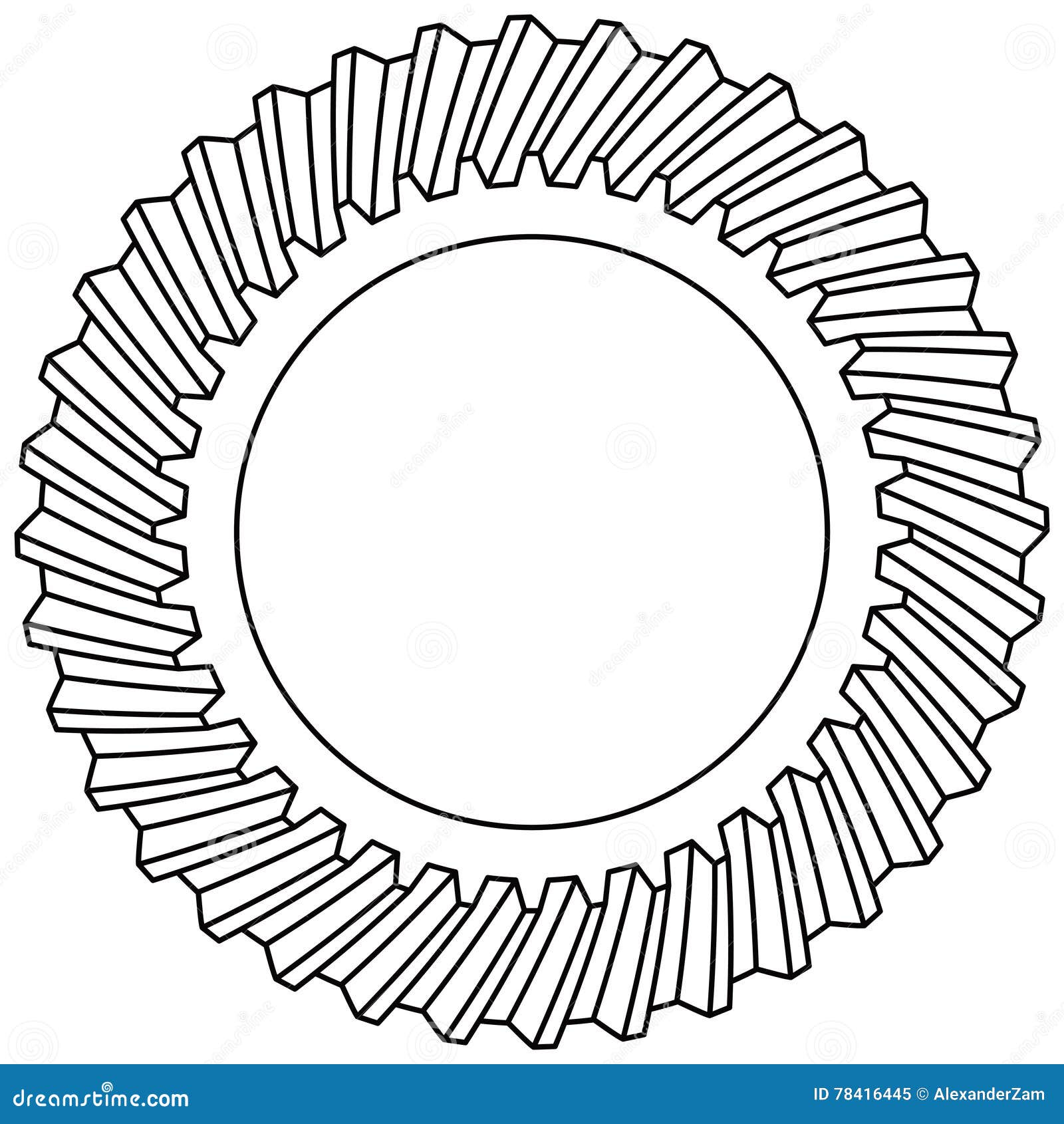 Helical Gear Sketch