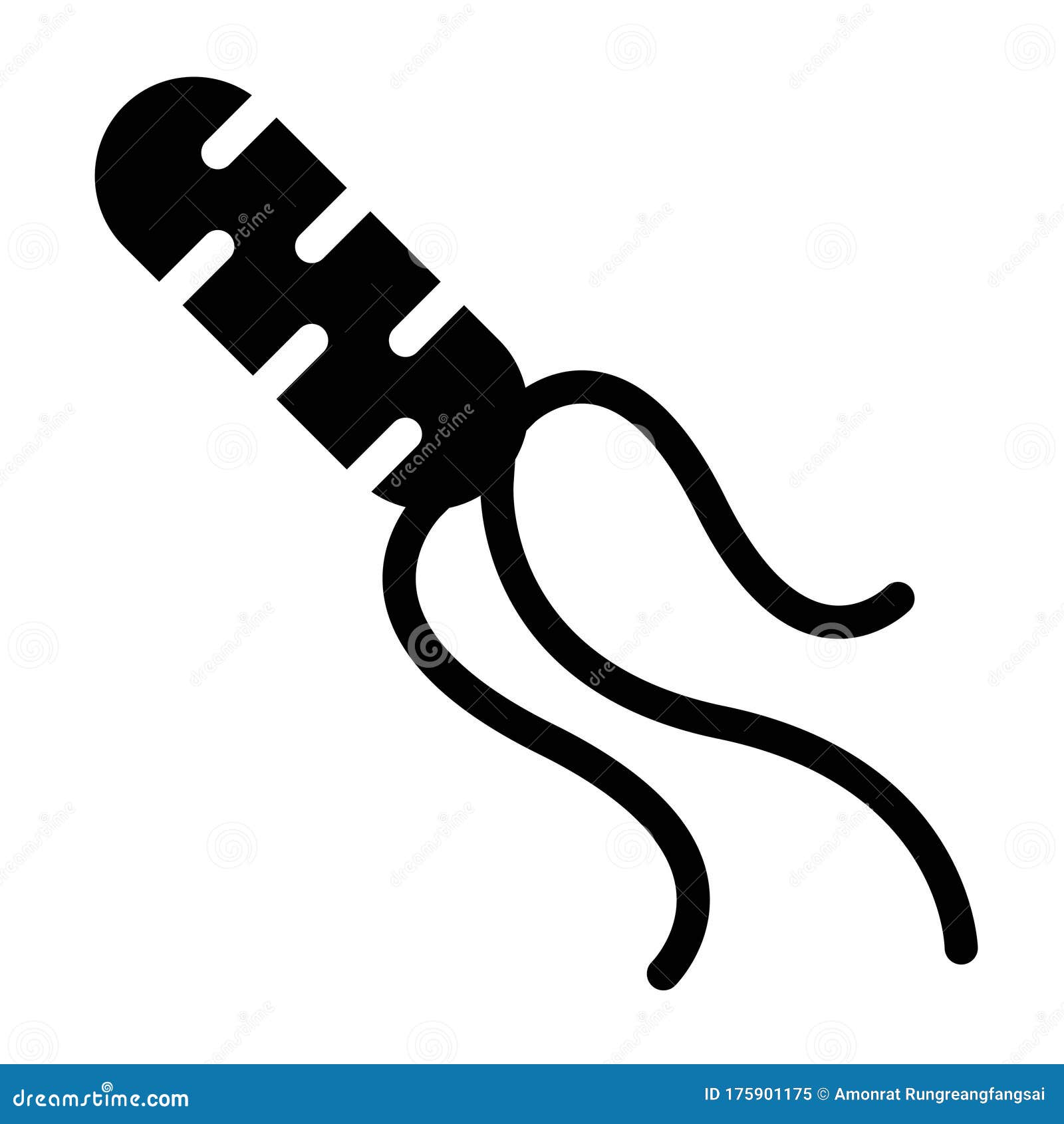 Helicobacter Pylori Vector Illustration, Solid Style Icon Stock Vector ...