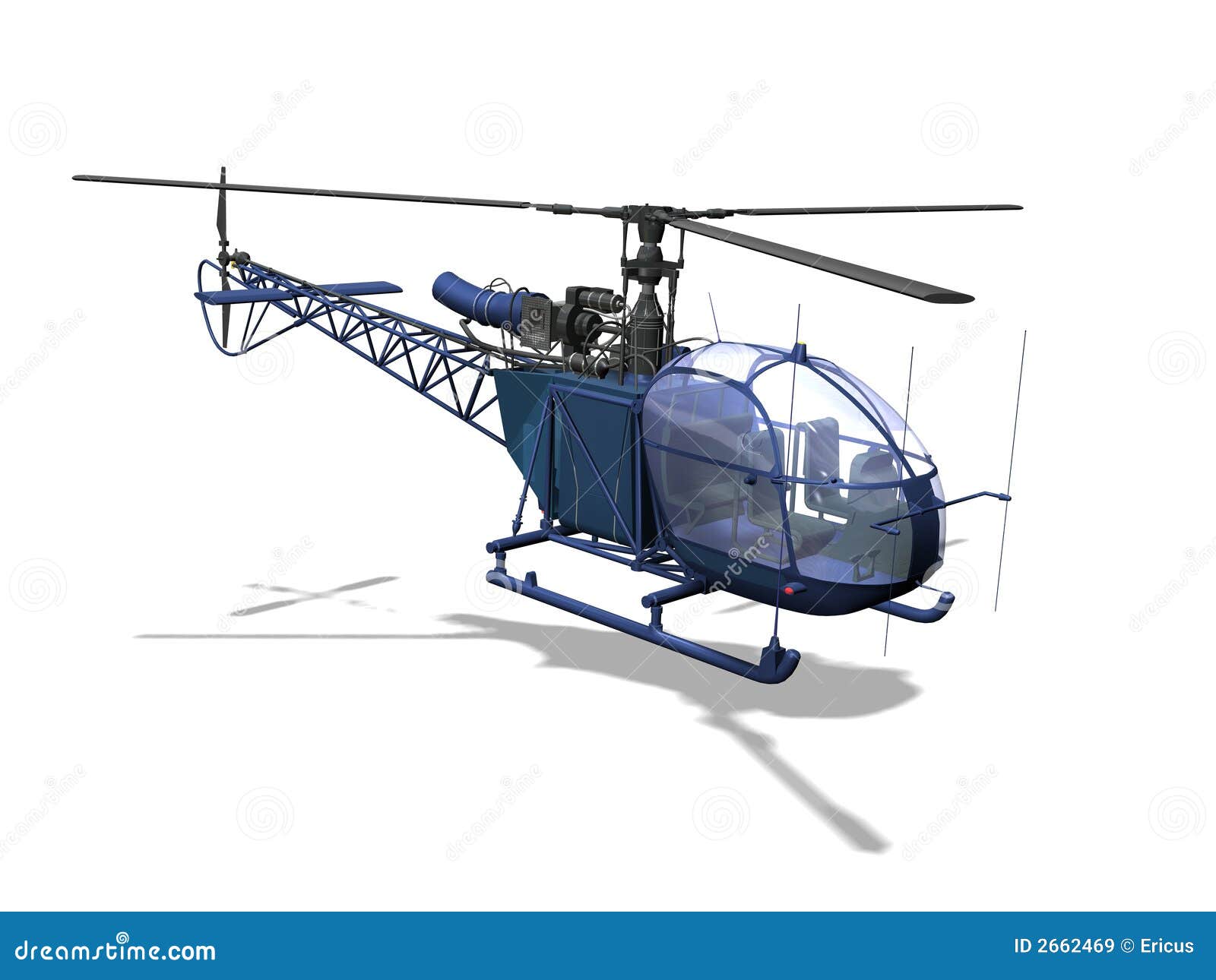 Helicopter stock illustration. Illustration of helicopter - 2662469