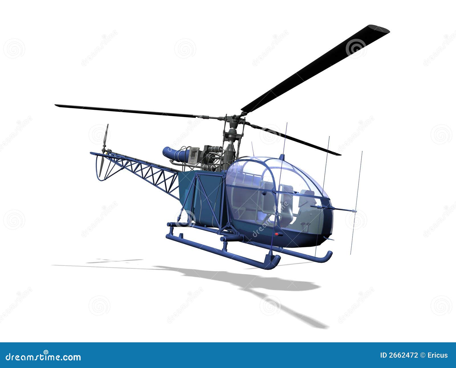 Helicopter stock illustration. Illustration of helicopter - 2662472