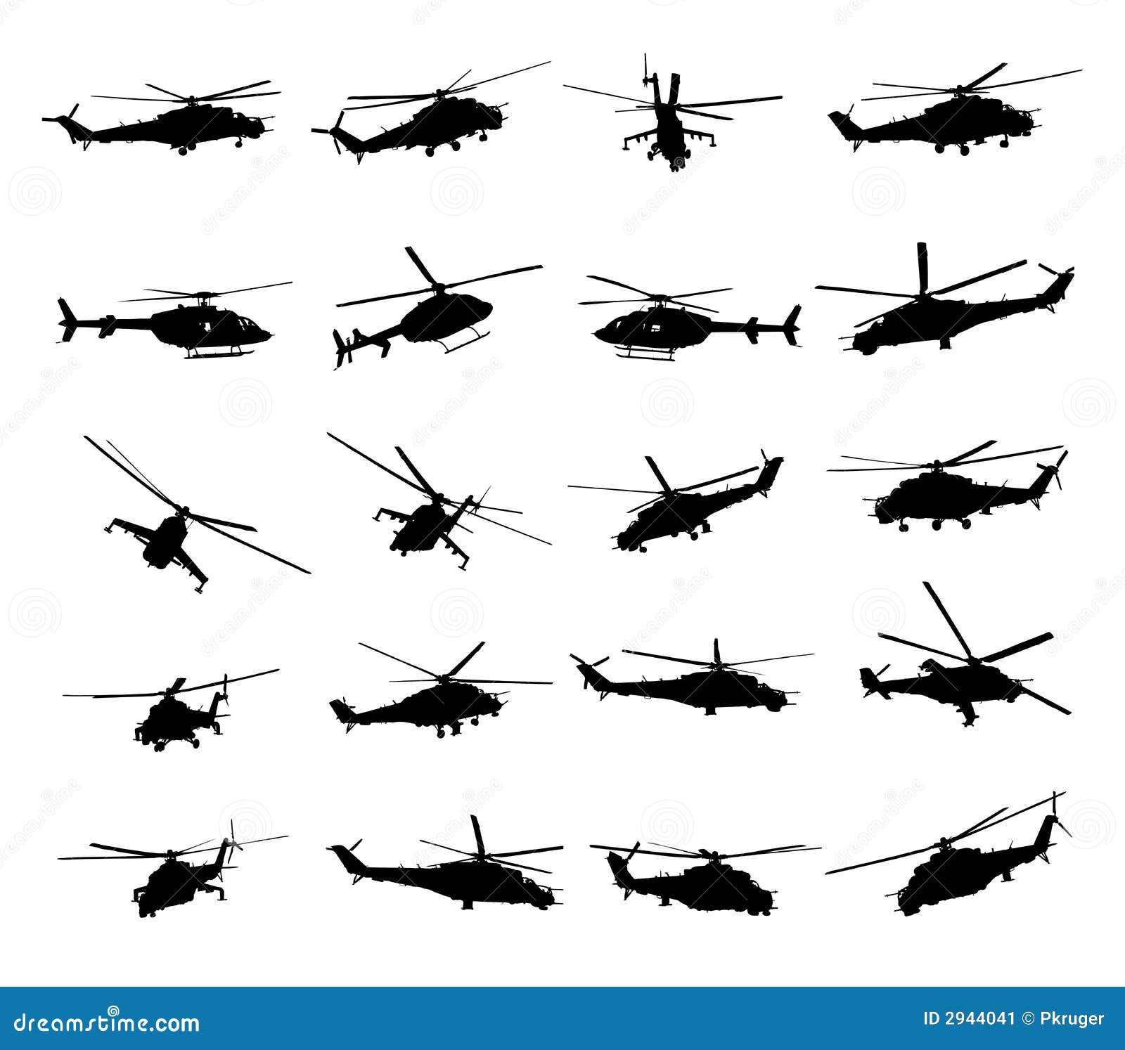 Helicopter stock vector. Illustration of force, rifleman - 2944041