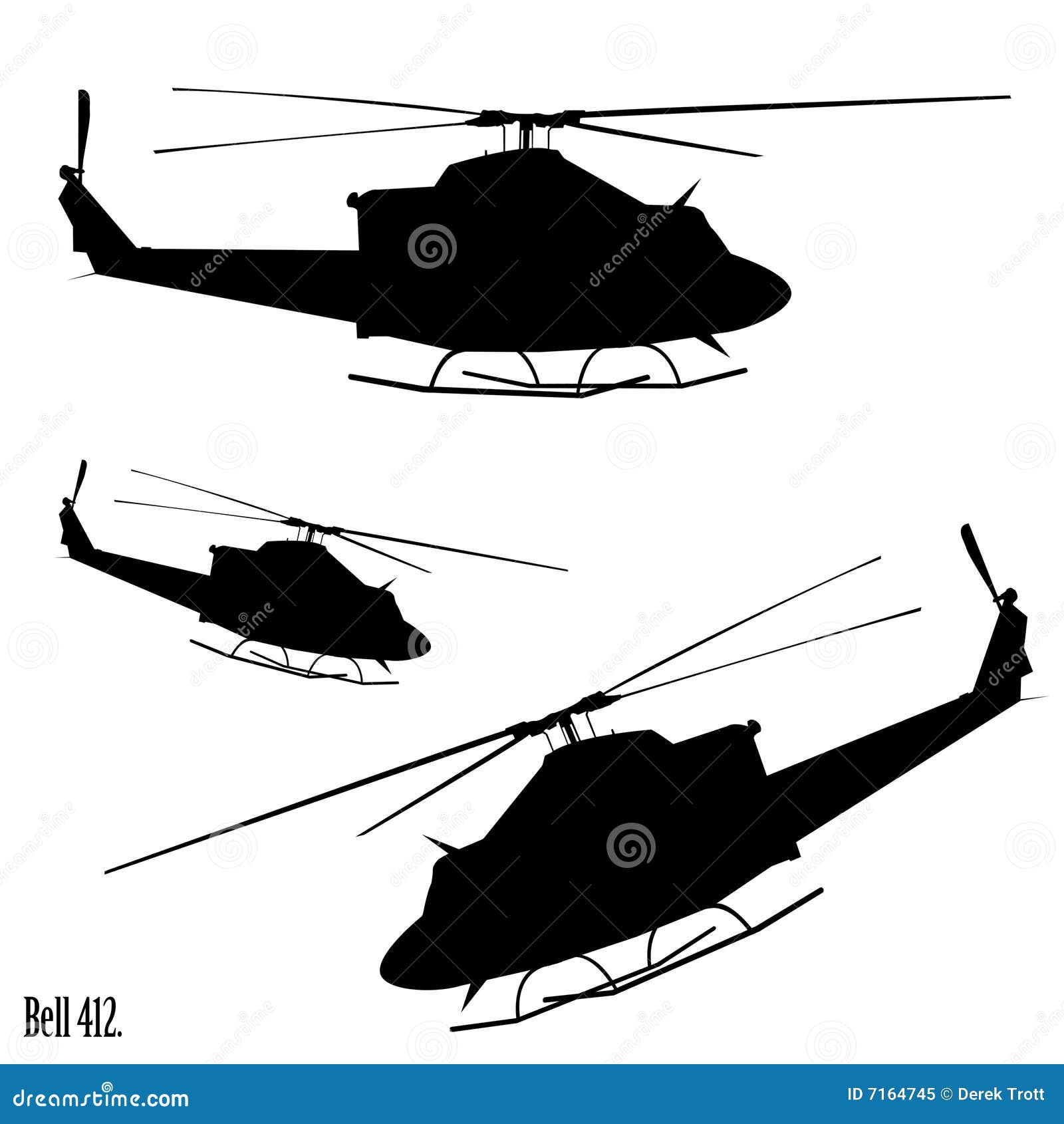 Helicopter stock illustration. Illustration of chopper - 7164745